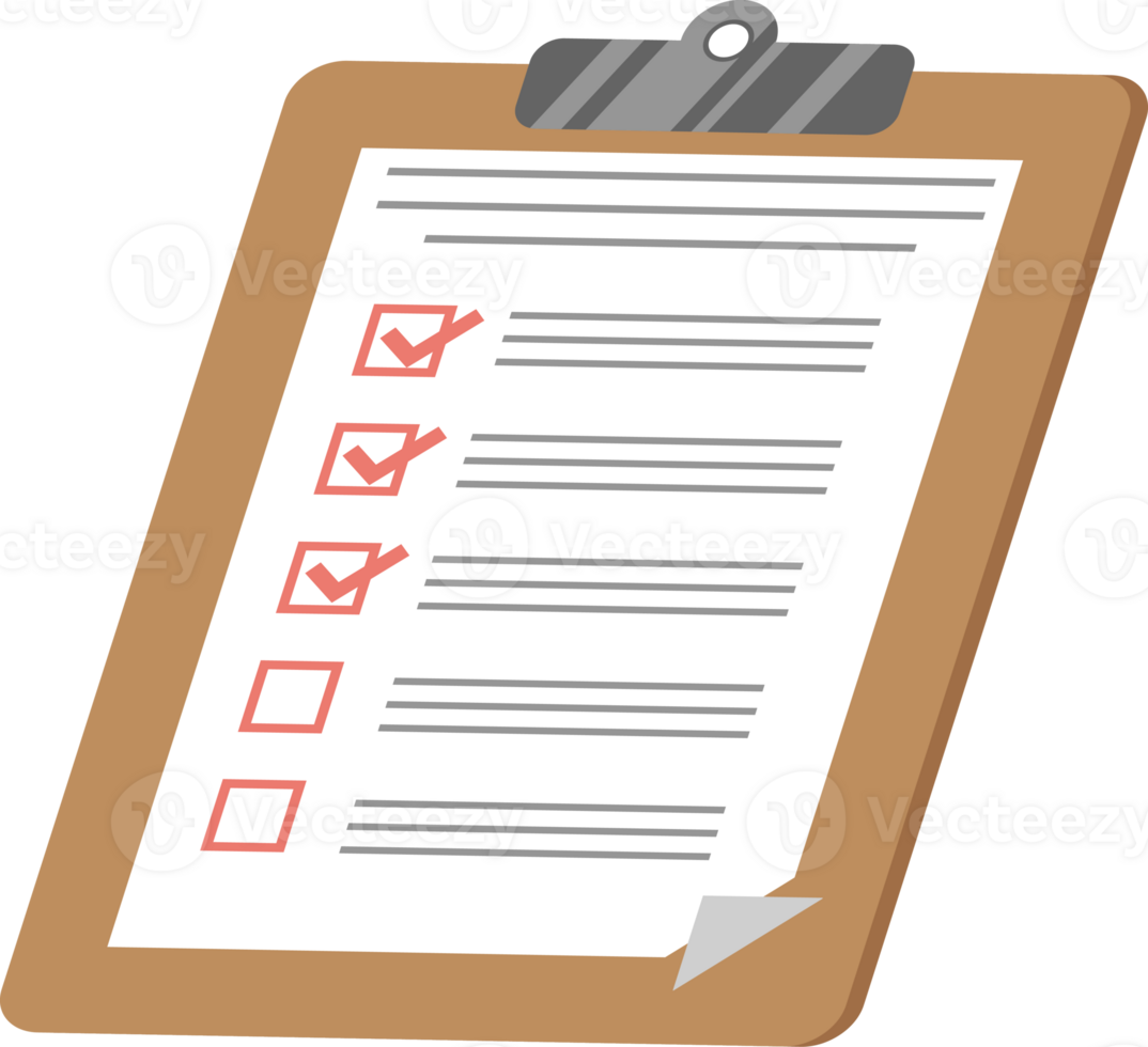 Clipboard with checklist 24208202 PNG Clipboard with checklist 24208202 PNG