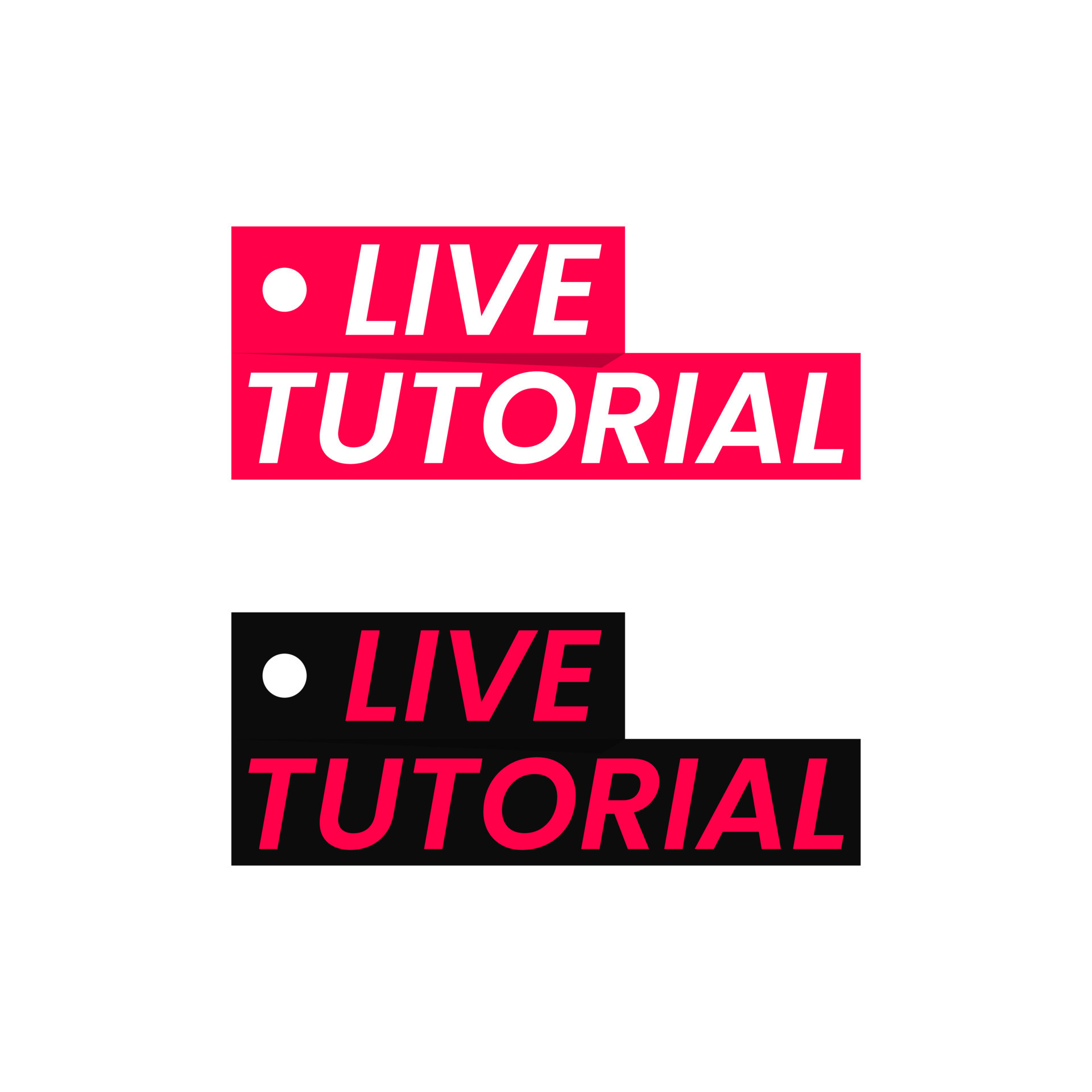 Live tutorial study learning icon label button design vector 24208468 ...