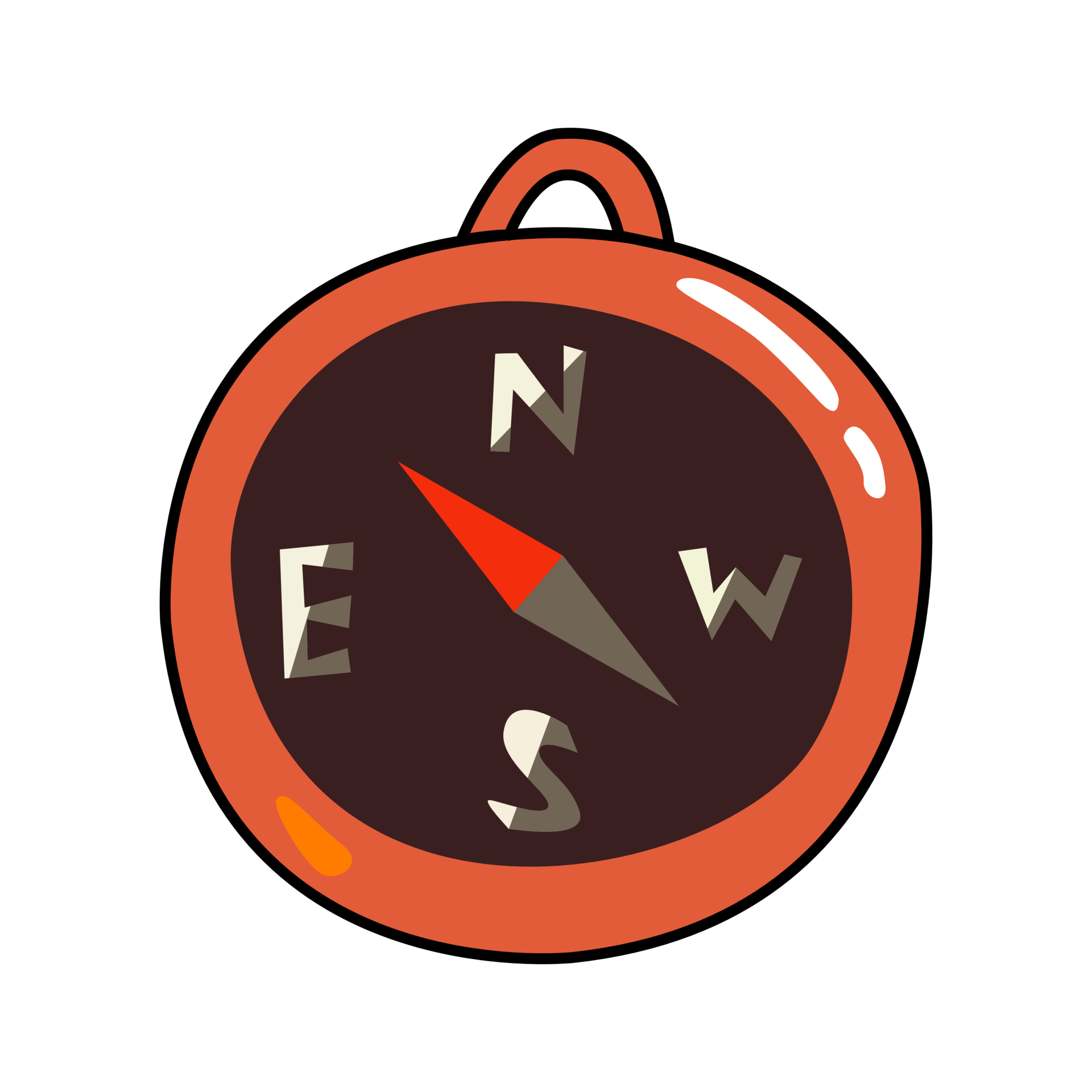 Compass Icon Cartoon Illustration Of Compass Icon For Web 24212034 Png