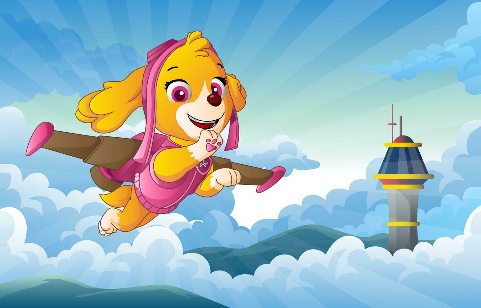 Skye Paw Patrol Vector Art Icons And Graphics For Free Download