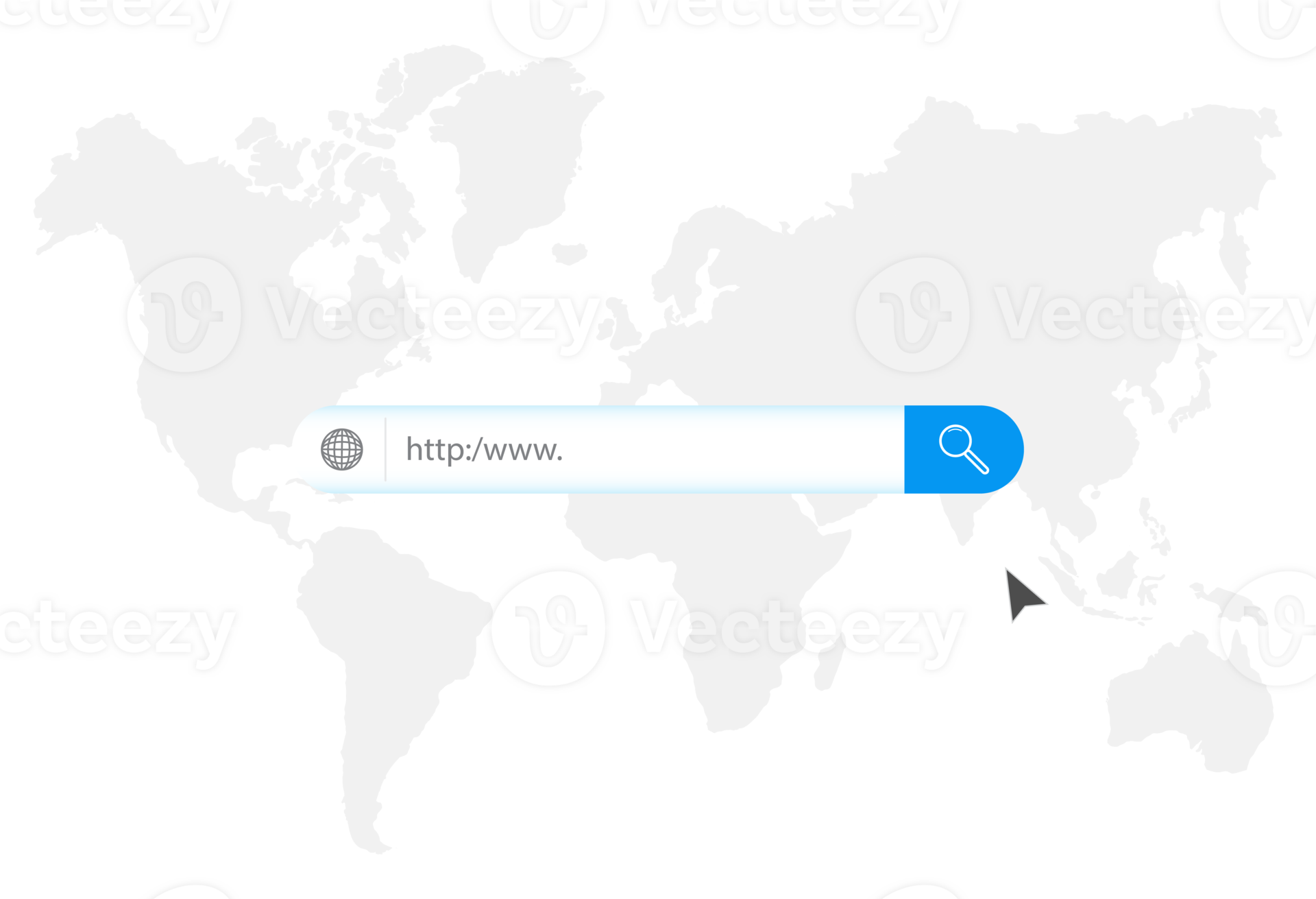 Search bar for the user interface and web site. Search Address and navigation bar icon 24217727 PNG
