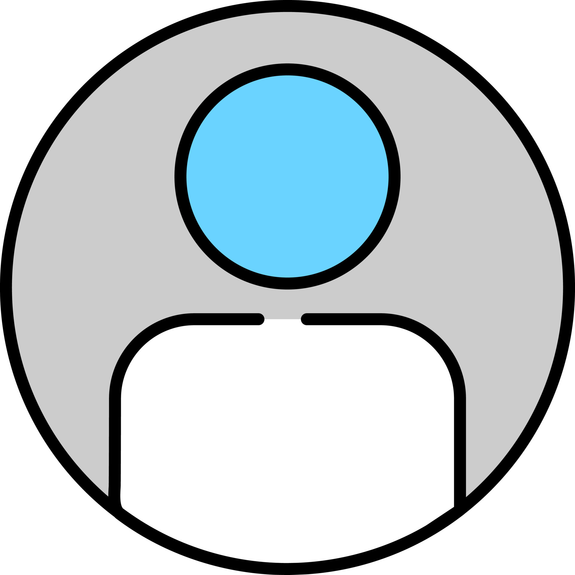 User sign or symbol in flat style. 24225287 Vector Art at Vecteezy