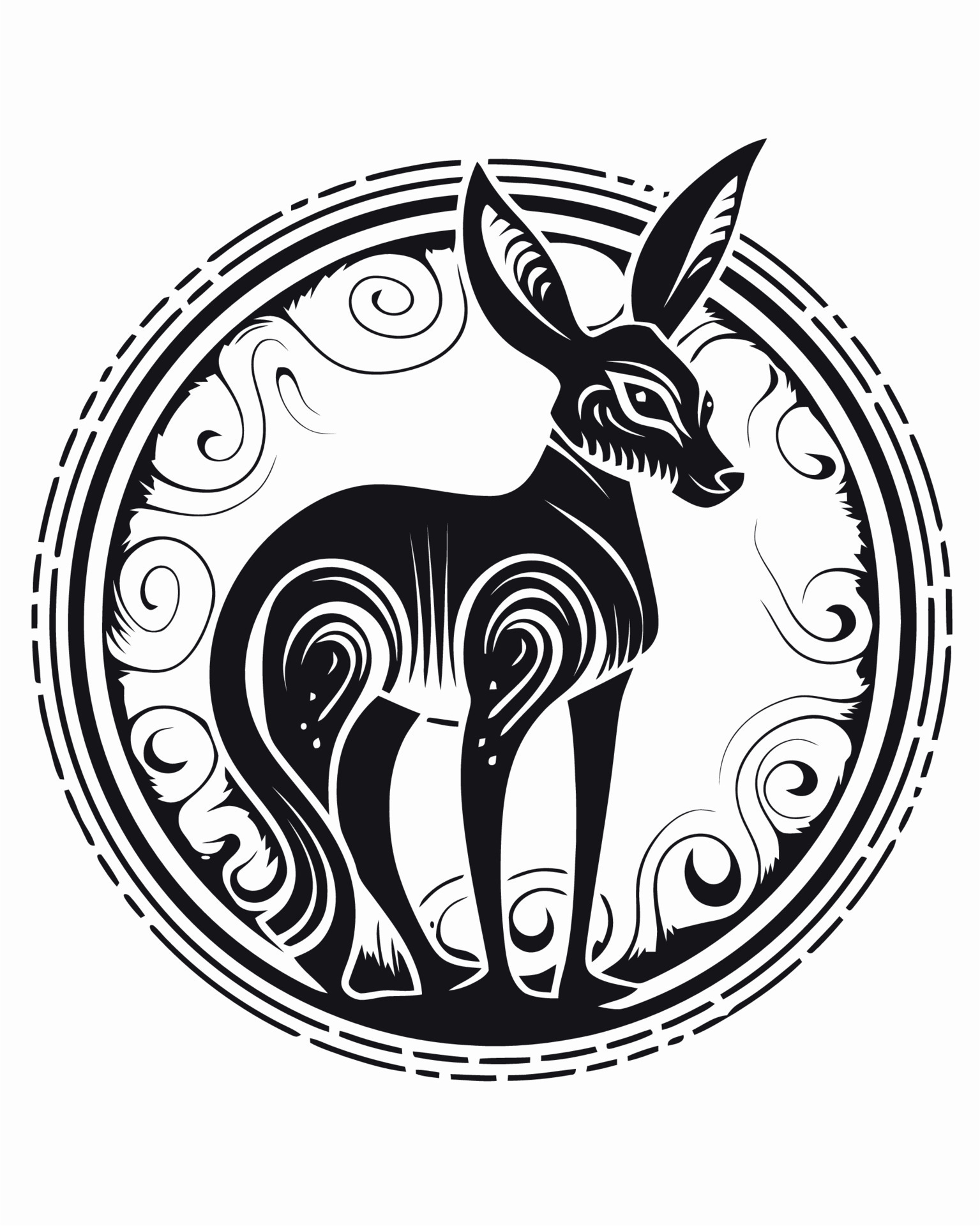 Jack Rabbit Logo 24226420 Vector Art At Vecteezy
