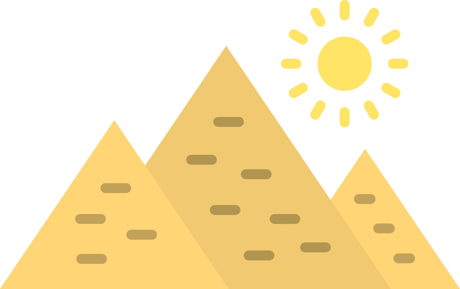 Pyramid icon vector image. 24227946 Vector Art at Vecteezy