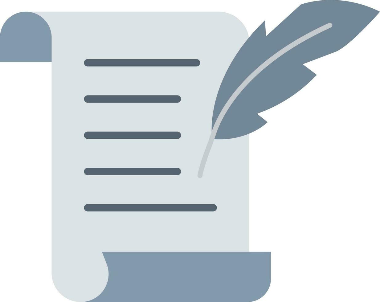 Scroll icon vector image. 24230716 Vector Art at Vecteezy