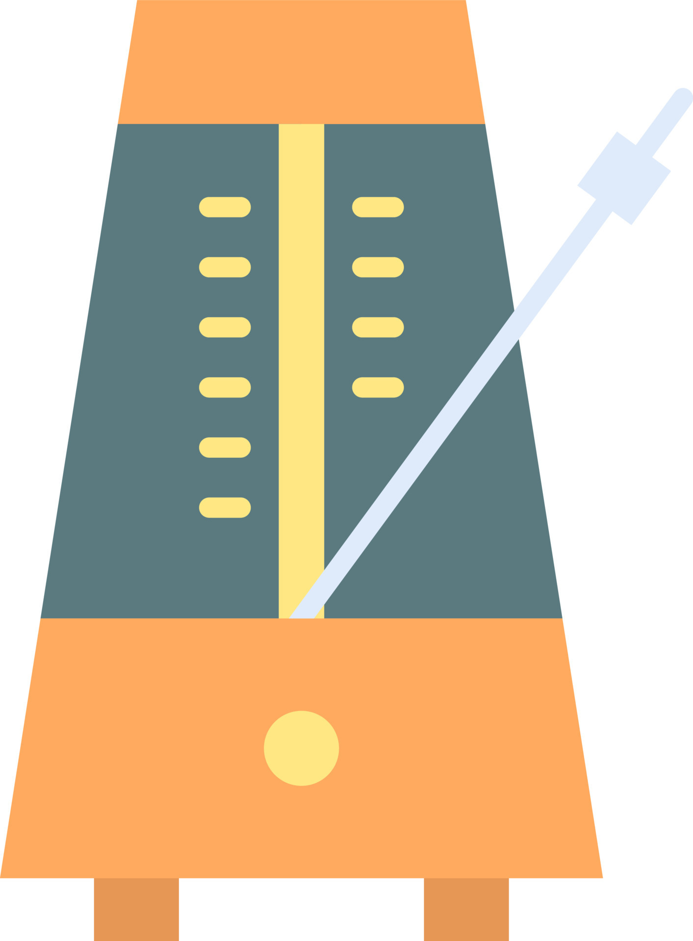 Metronome icon vector image. 24230799 Vector Art at Vecteezy