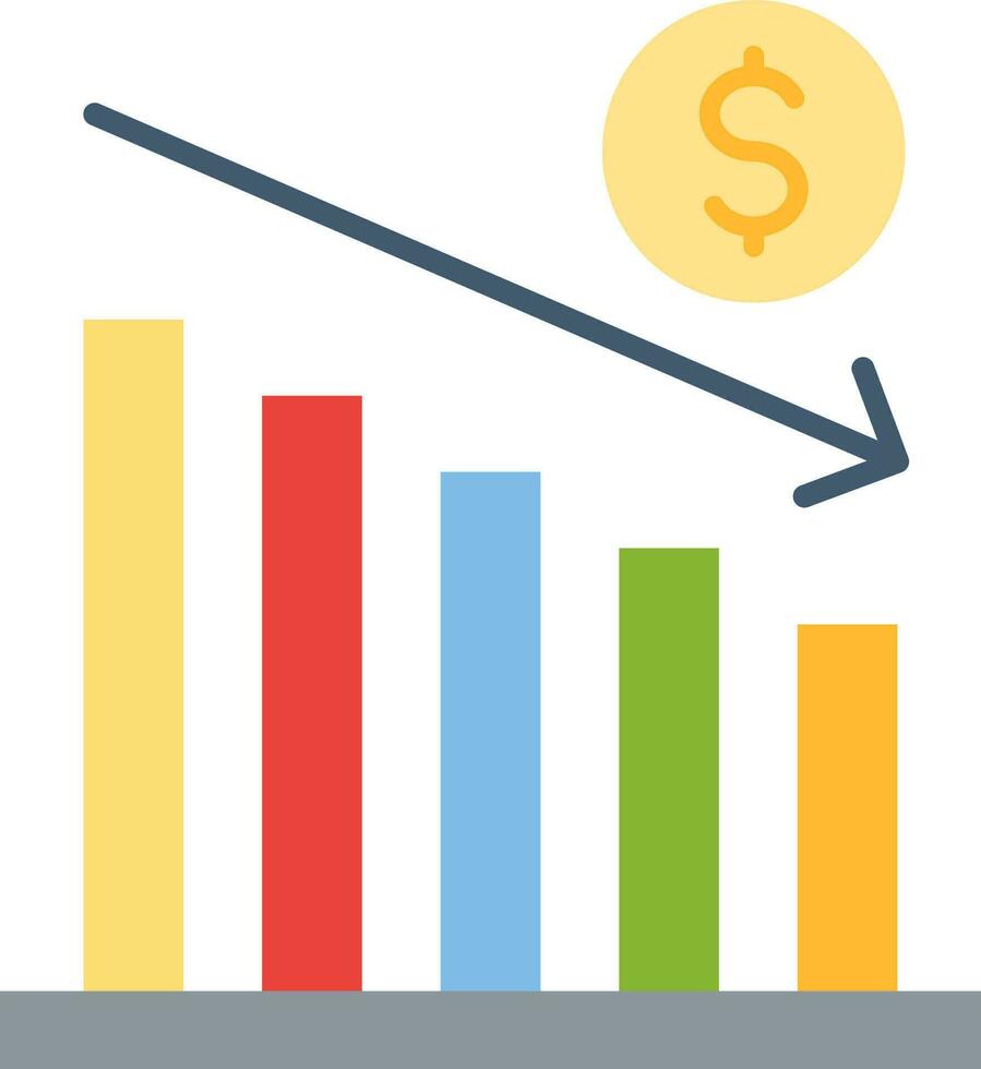 Decrease icon vector image. 24230886 Vector Art at Vecteezy