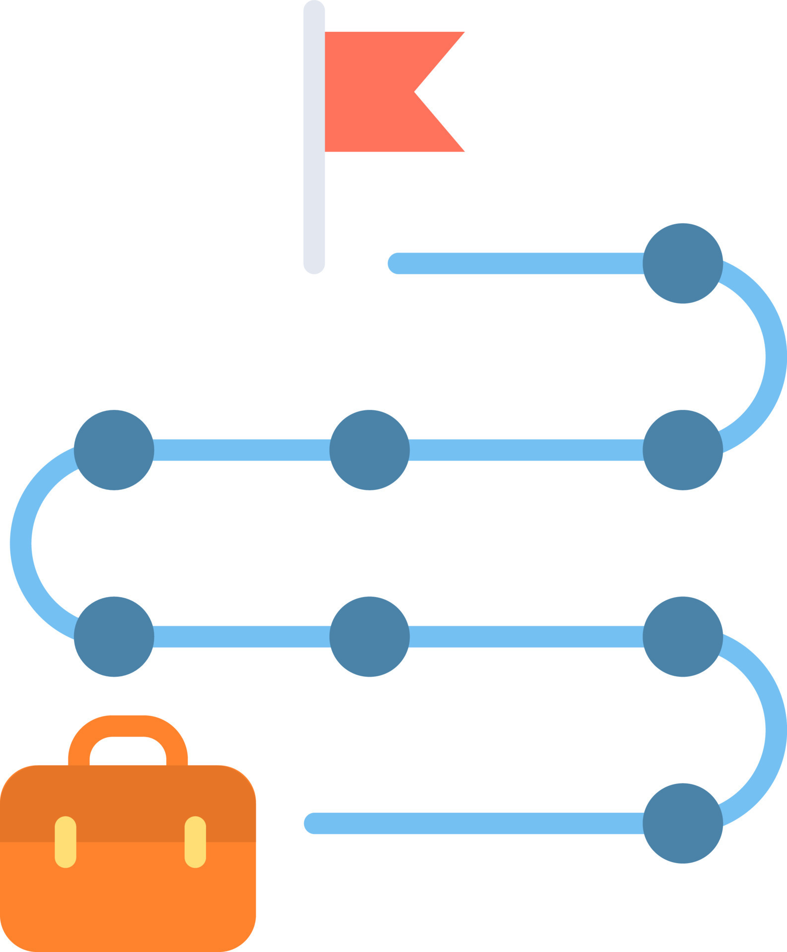 Career Path icon vector image. 24231097 Vector Art at Vecteezy Career Path icon vector image. 24231097 Vector Art at Vecteezy