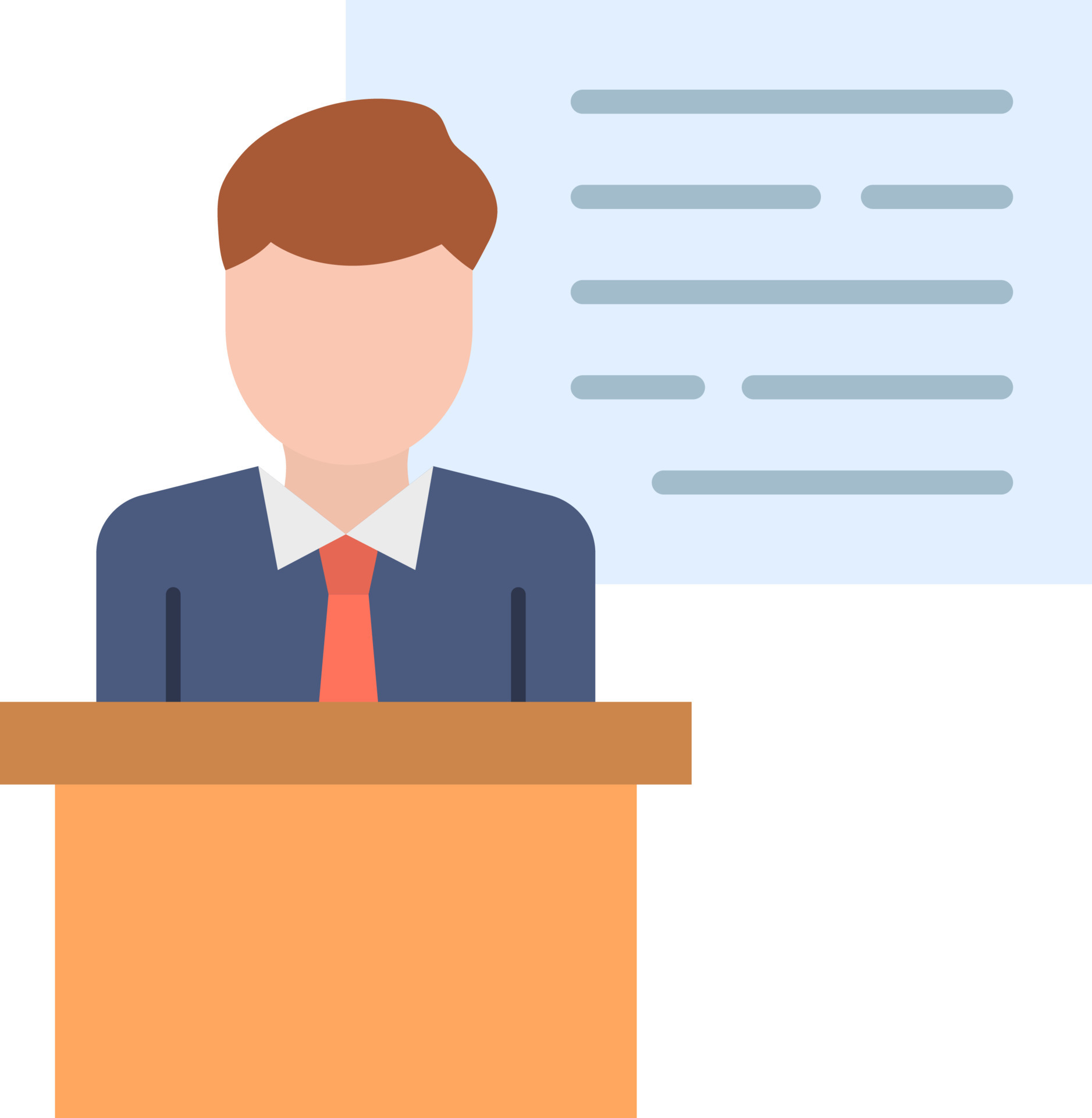 Lecture icon vector image. 24231117 Vector Art at Vecteezy