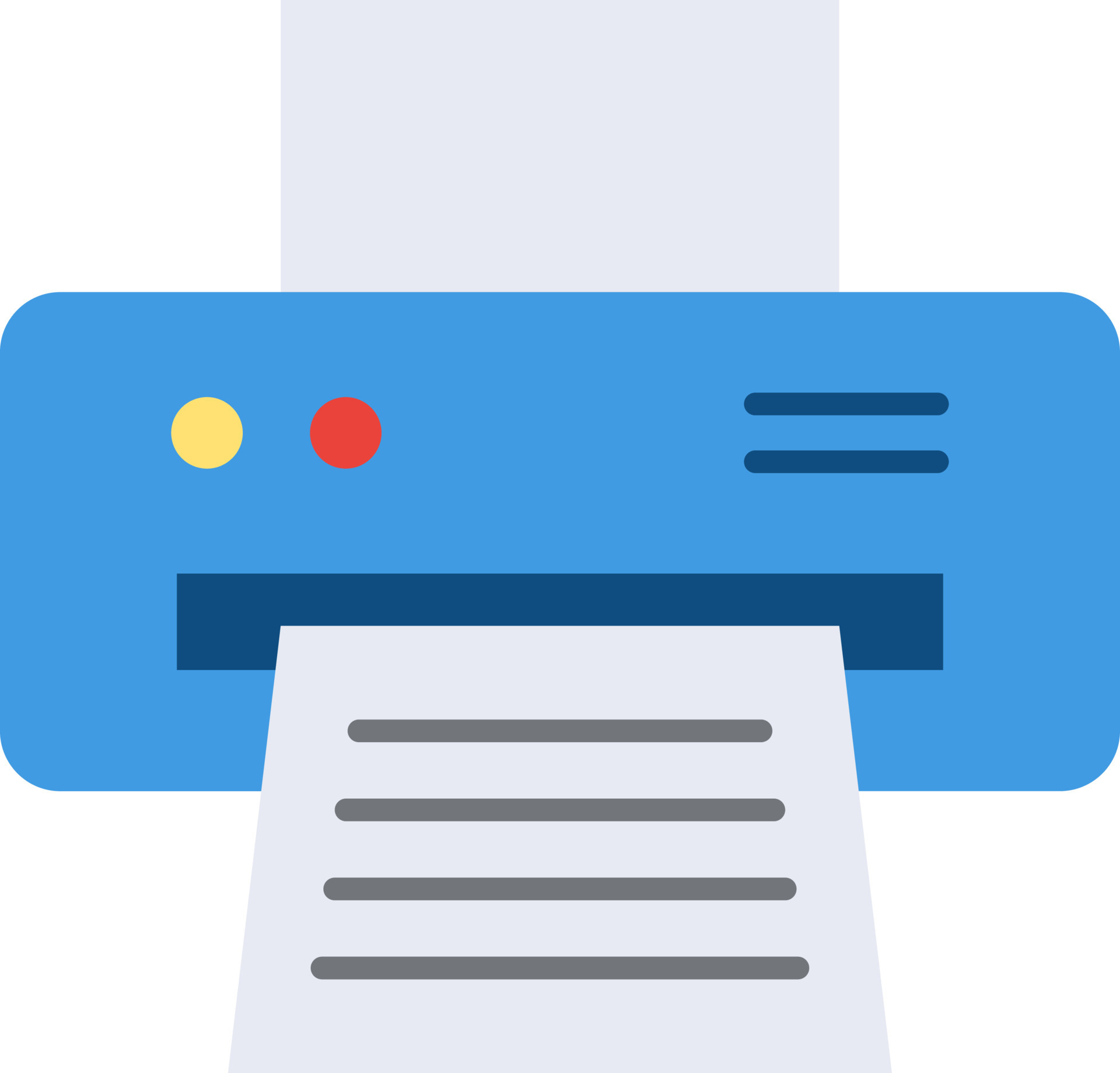 Printer icon vector image. 24231280 Vector Art at Vecteezy