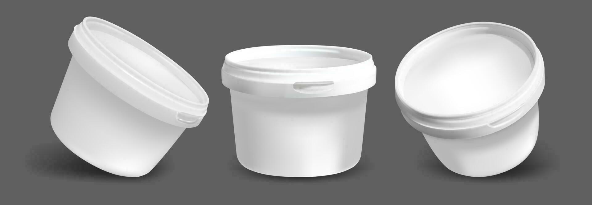 Realistic Detailed 3d Ice Cream Buckets Set. Vector 24231527 Vector Art ... Realistic Detailed 3d Ice Cream Buckets Set. Vector 24231527 Vector Art ...