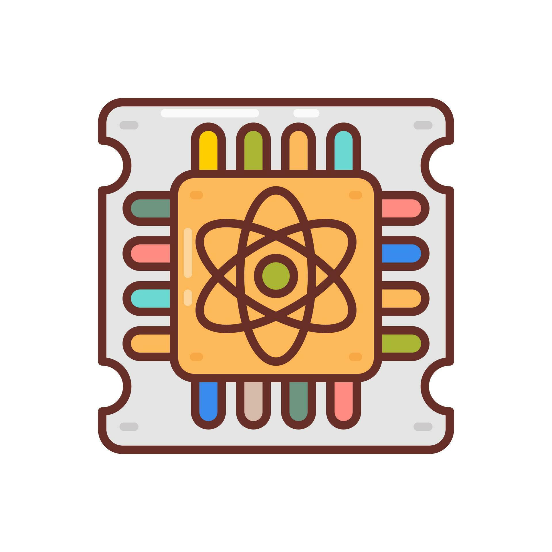 Quantum Computing icon in vector. Illustration 24232371 Vector Art at ...