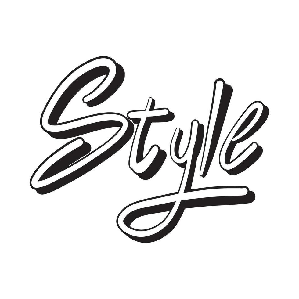 Cartoon Sticker Ouline Words Style Good For Graphic Design Resources Clipart Posters