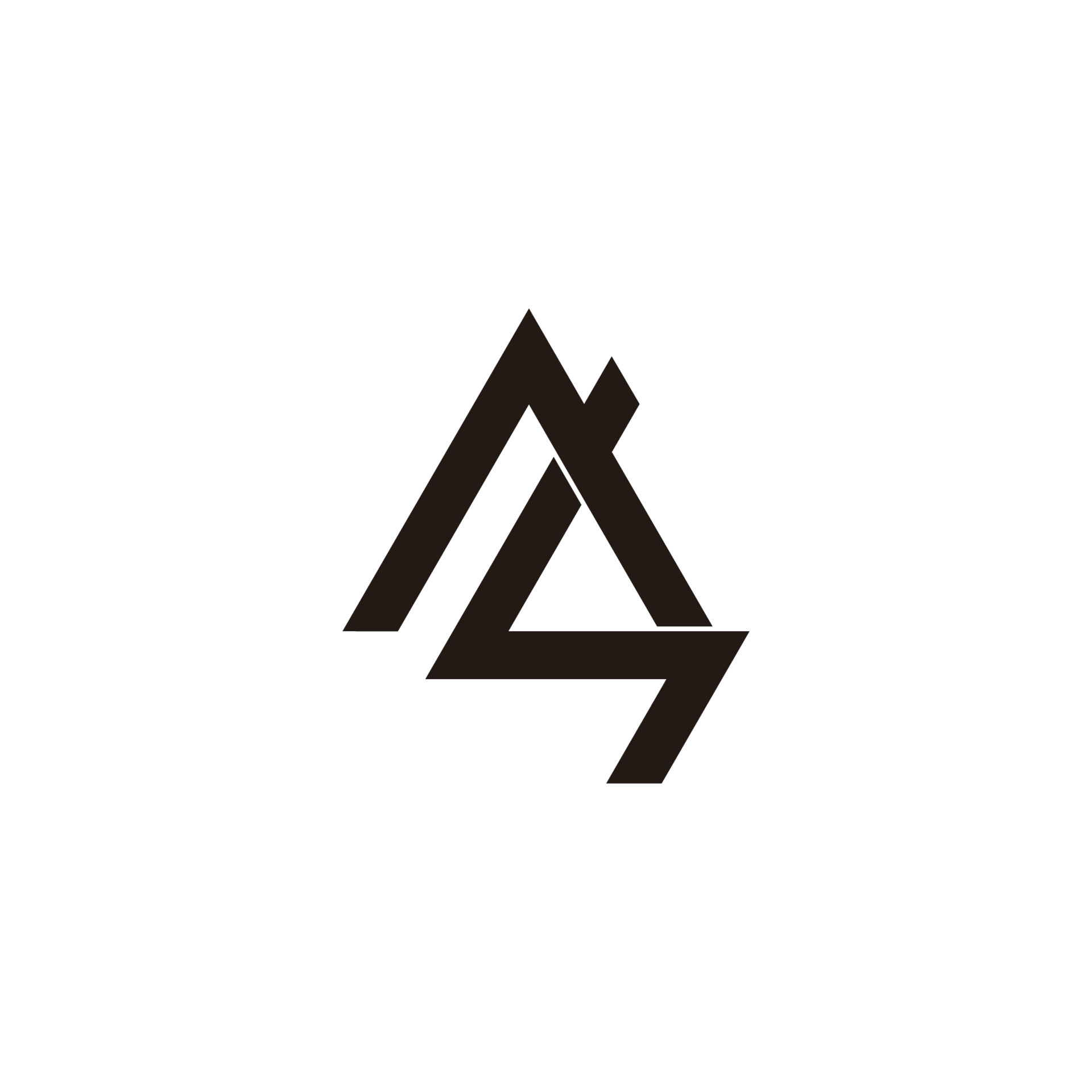 abstract letter as simple arrow geometric overlap line logo vector ... abstract letter as simple arrow geometric overlap line logo vector ...