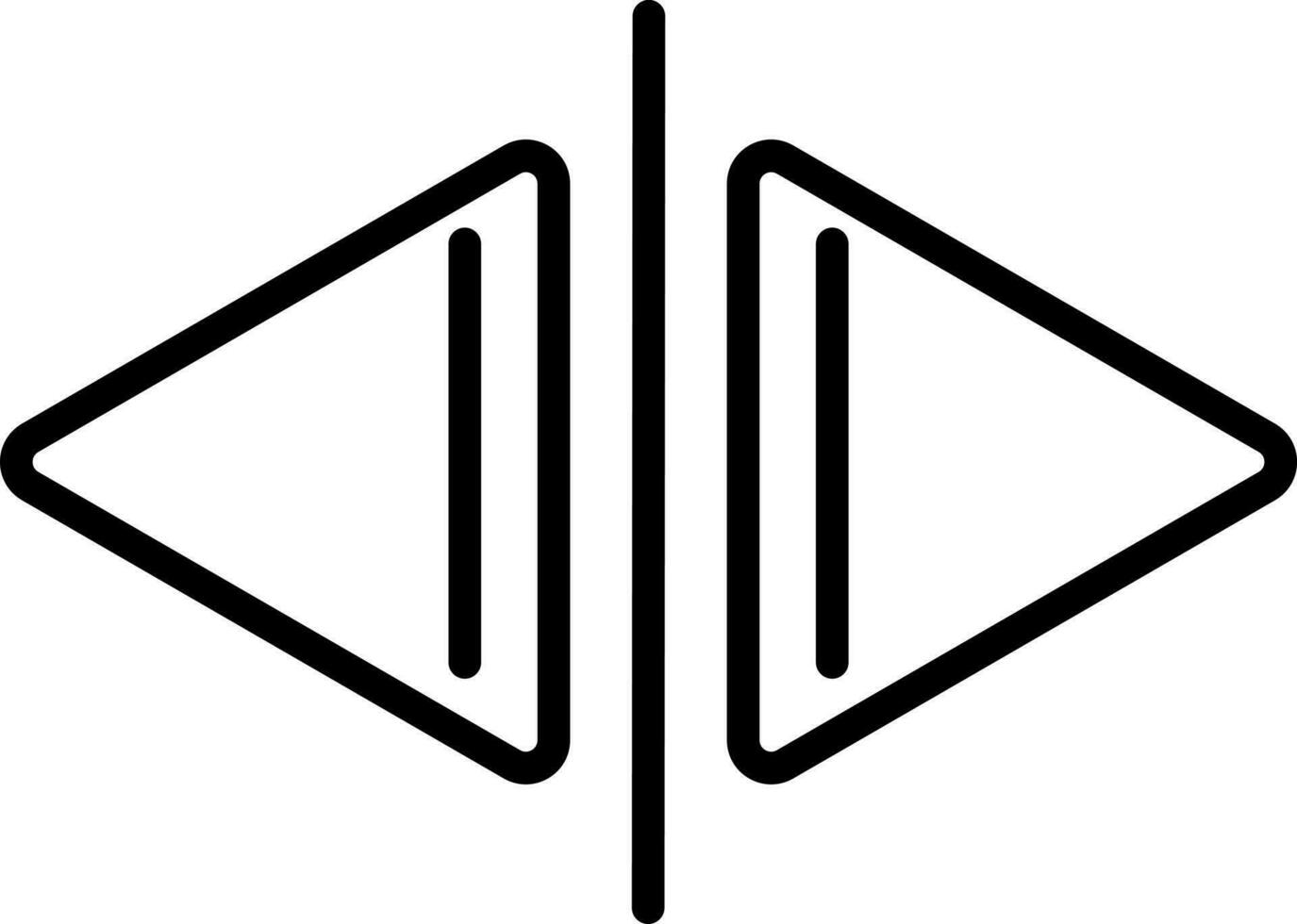 Move horizontal cursor icon. 24237711 Vector Art at Vecteezy