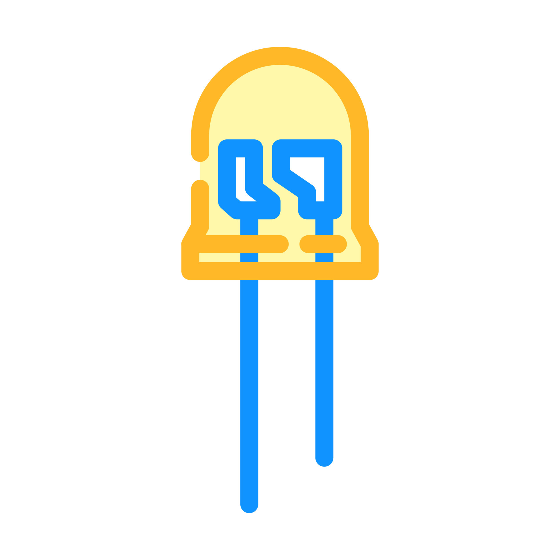 diode electronic component color icon vector illustration 24238662 ...