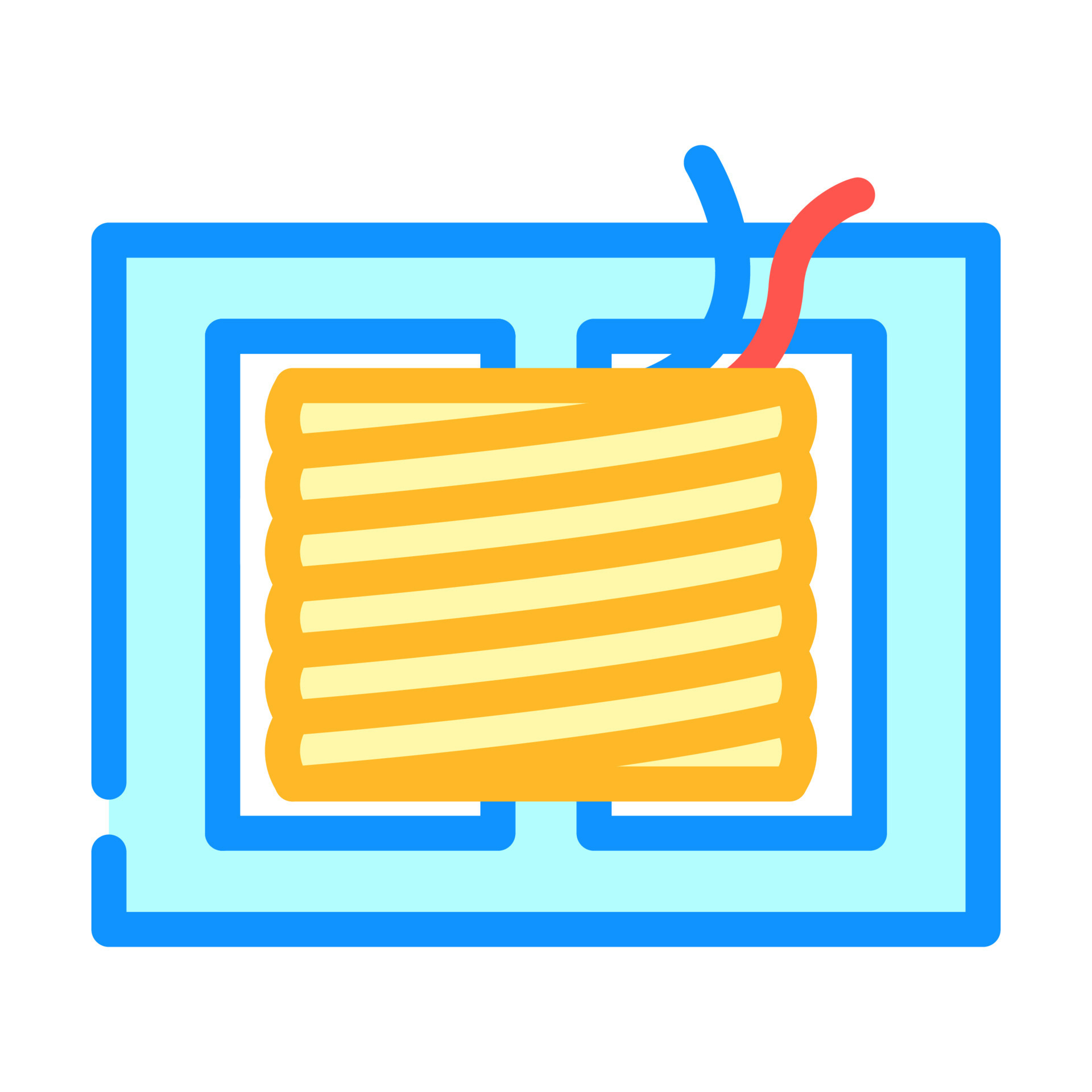 Transformer Electronic Component Color Icon Vector Illustration