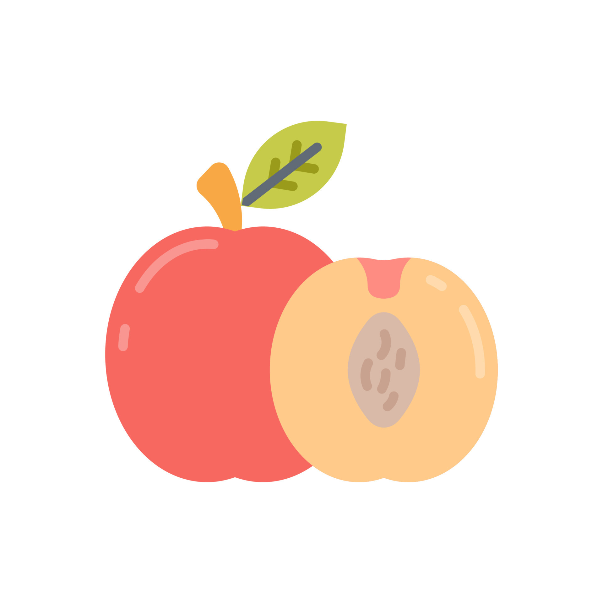 Nectarines Icon In Vector Illustration 24239492 Vector Art At Vecteezy