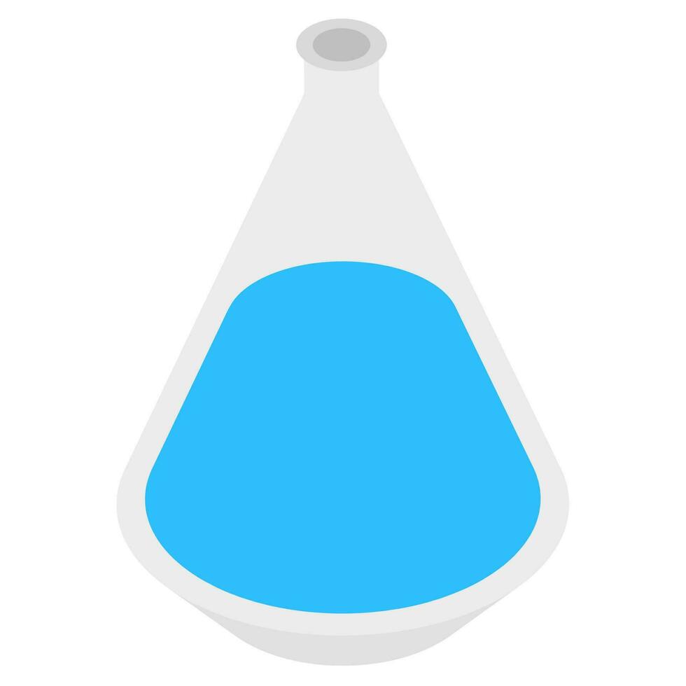 Flask icon in 3d style. 24241470 Vector Art at Vecteezy