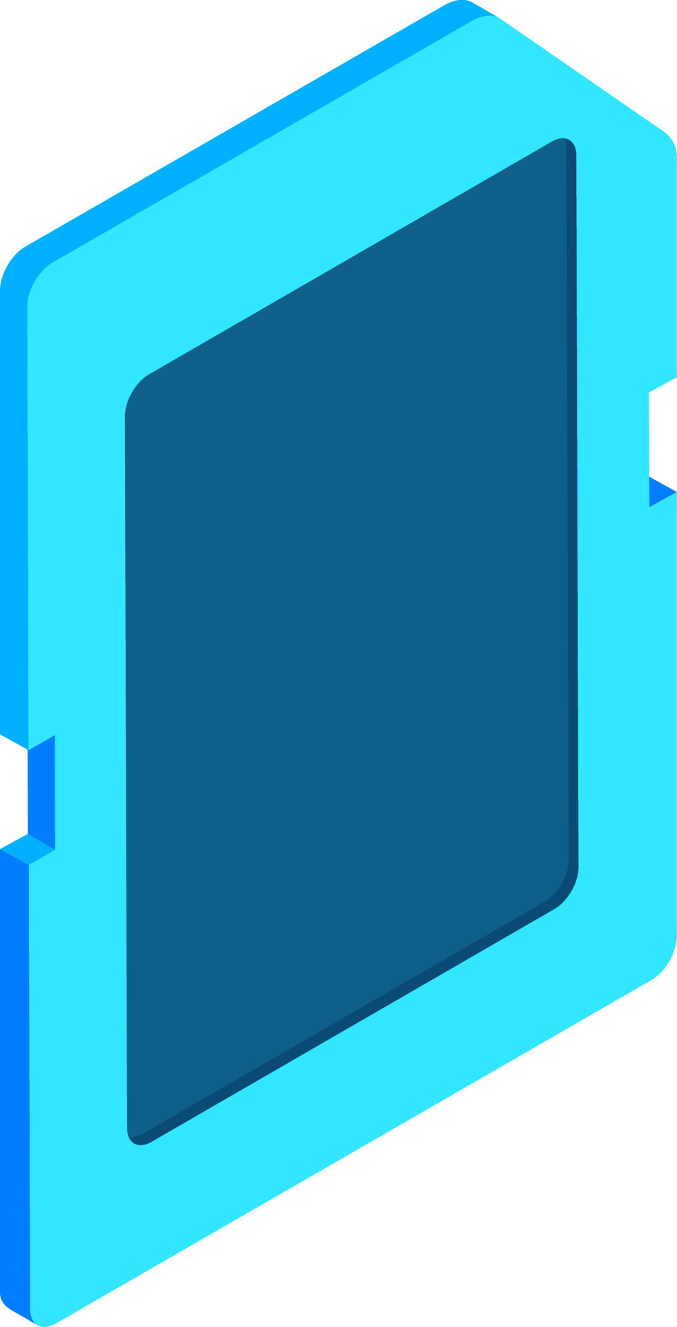 Isolated Memory Card Isometric Icon In Blue Color 24241740 Vector Art