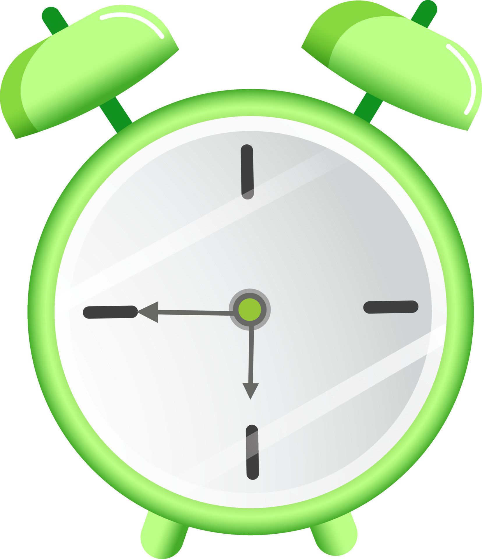 Flat Illustration Of Clock Element On White Background 24242405 Vector