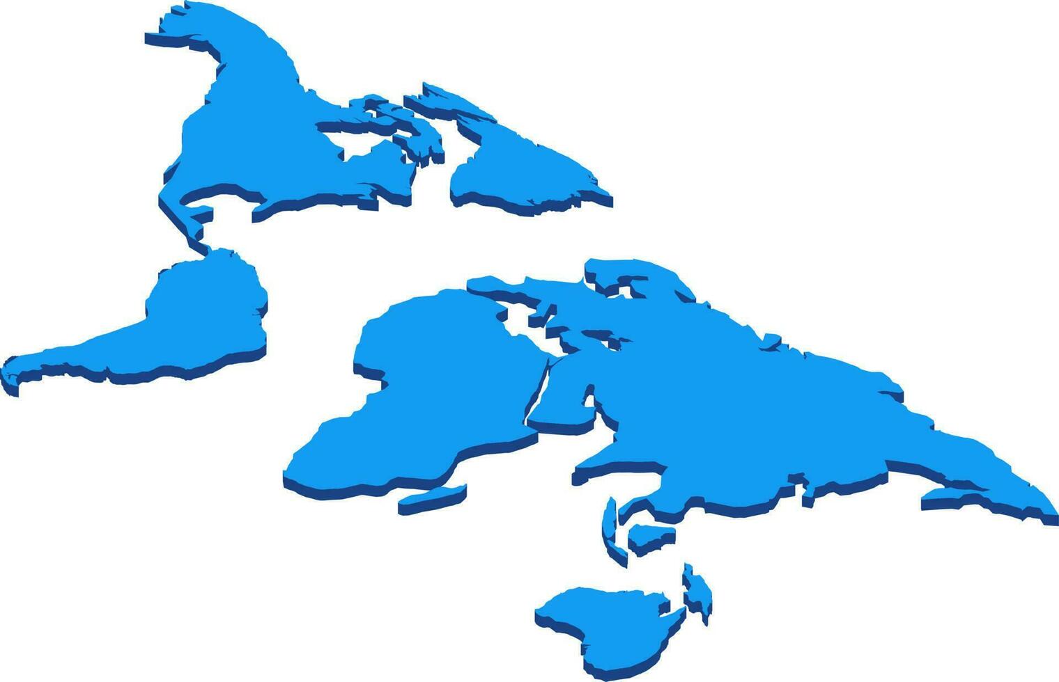 Isometric world map in blue color. 24242534 Vector Art at Vecteezy Isometric world map in blue color. 24242534 Vector Art at Vecteezy