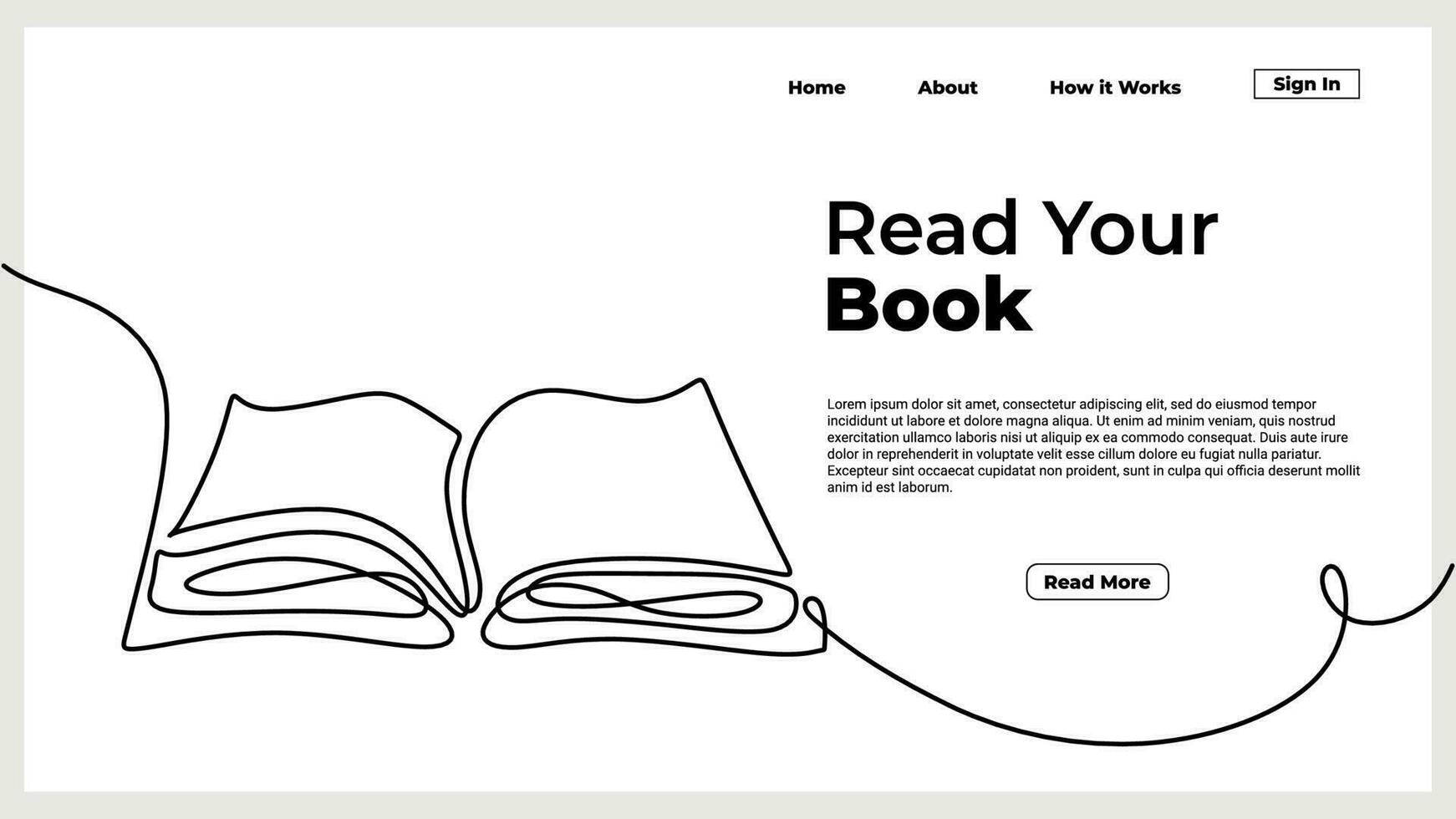 Continuous line drawing open book with flying pages and education ...