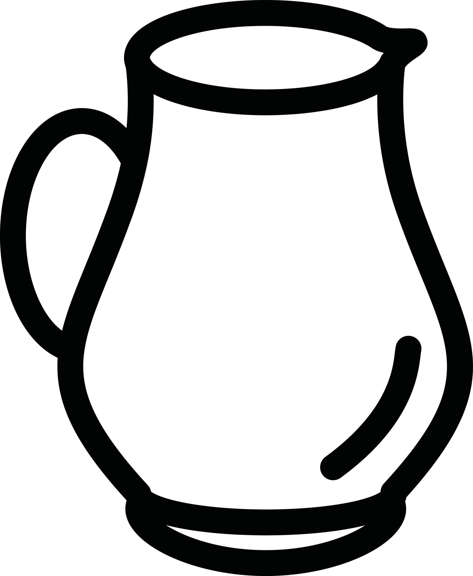Line art illustration of Jug icon. 24243528 Vector Art at Vecteezy