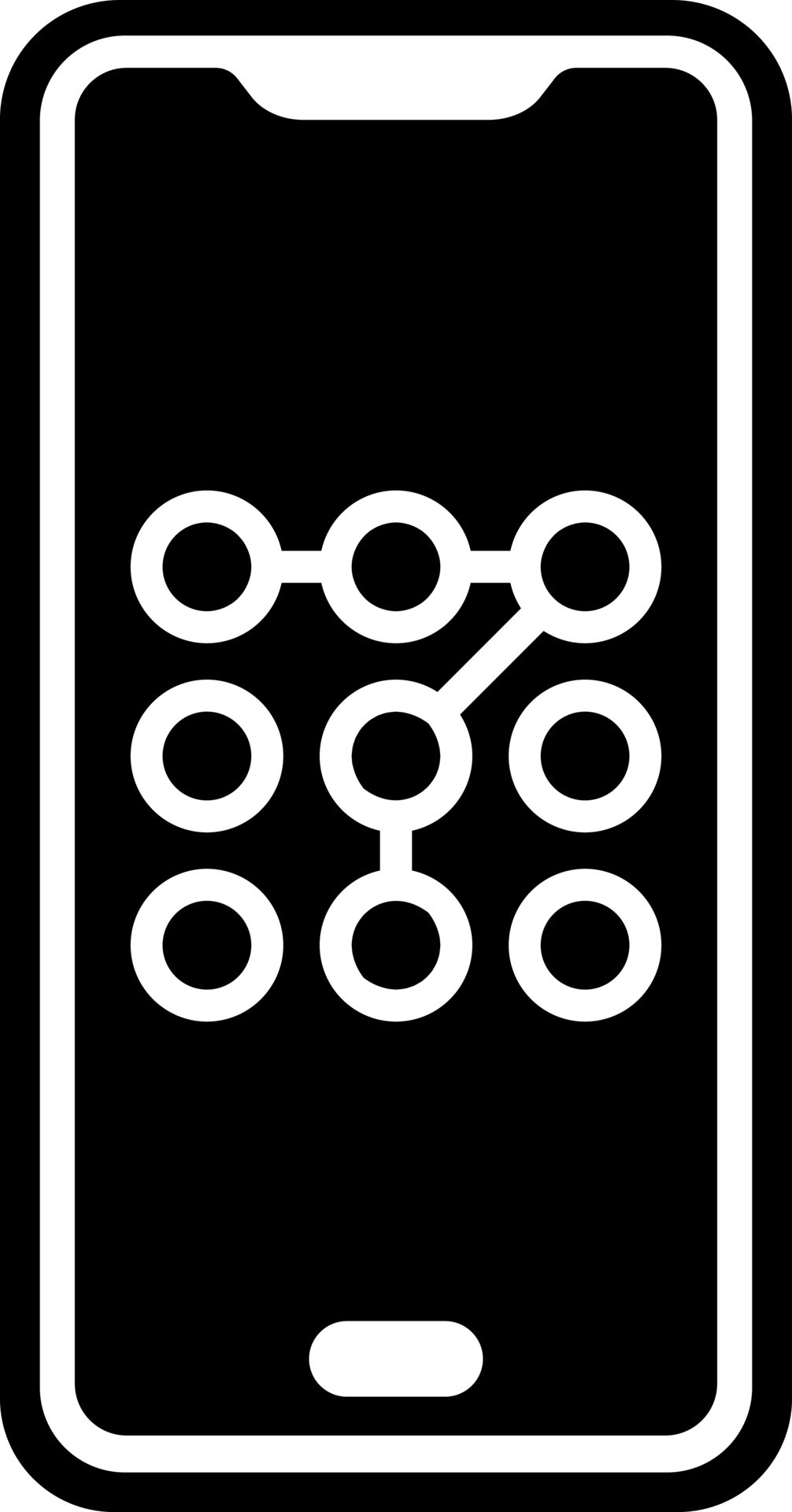 Mobile Password Patterns Icon Or Symbol 24244914 Vector Art At Vecteezy