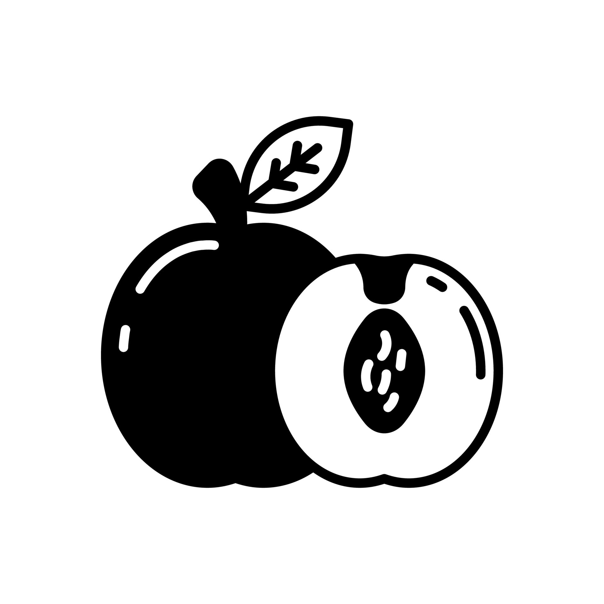 Nectarines Icon In Vector Illustration 24245409 Vector Art At Vecteezy