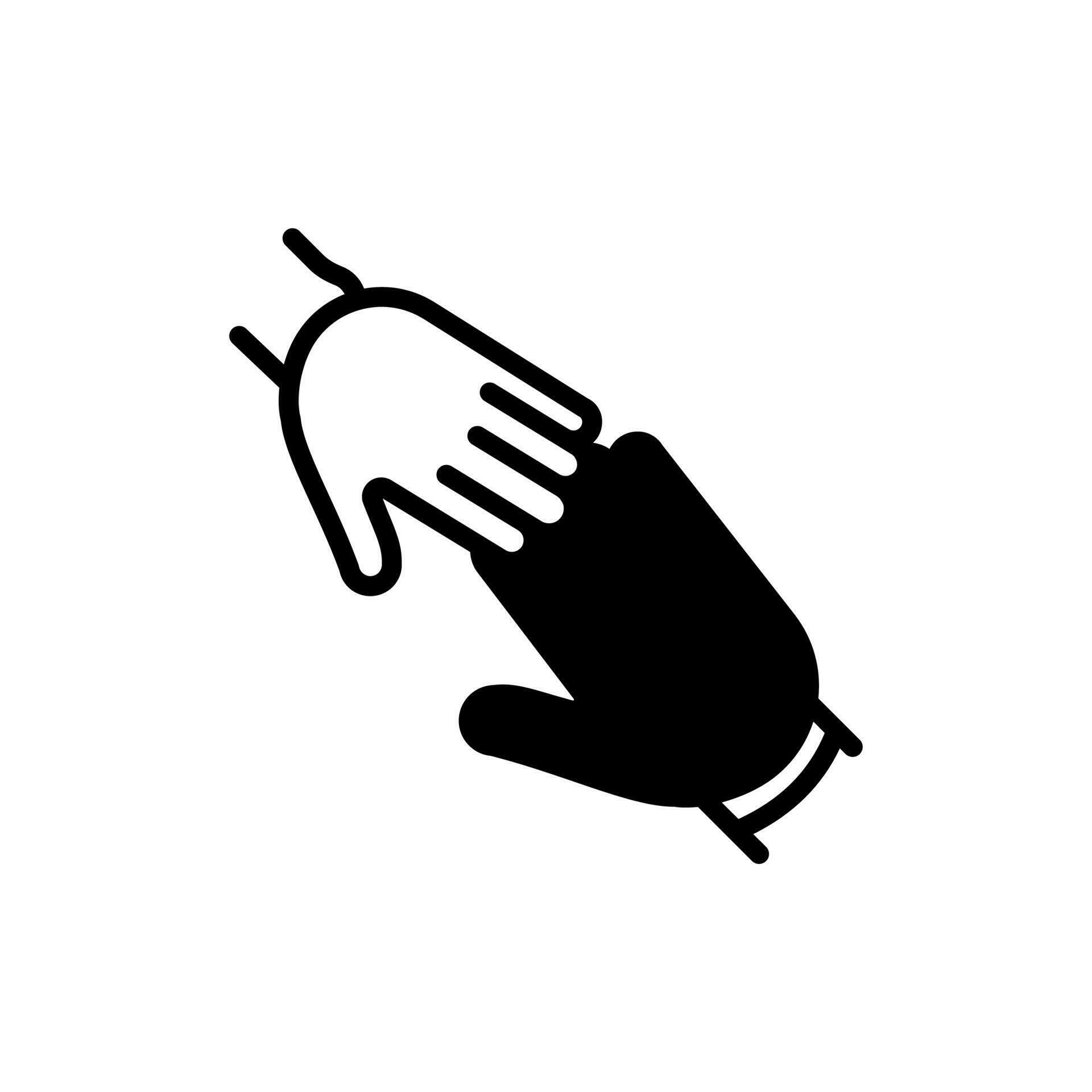 Helping Hand icon in vector. Illustration 24246550 Vector Art at Vecteezy
