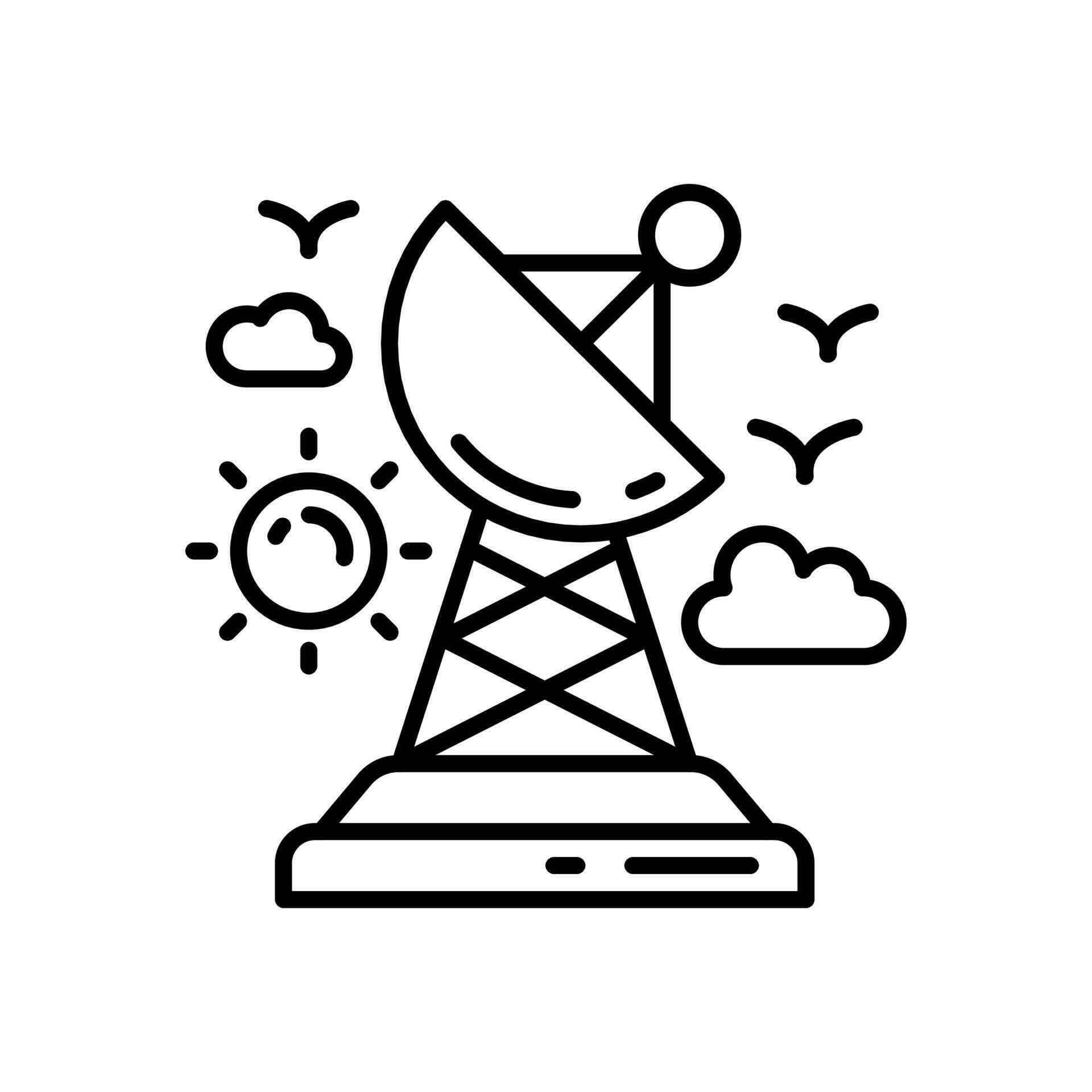 Advanced Weather Forecasting icon in vector. Illustration 24246674 ...