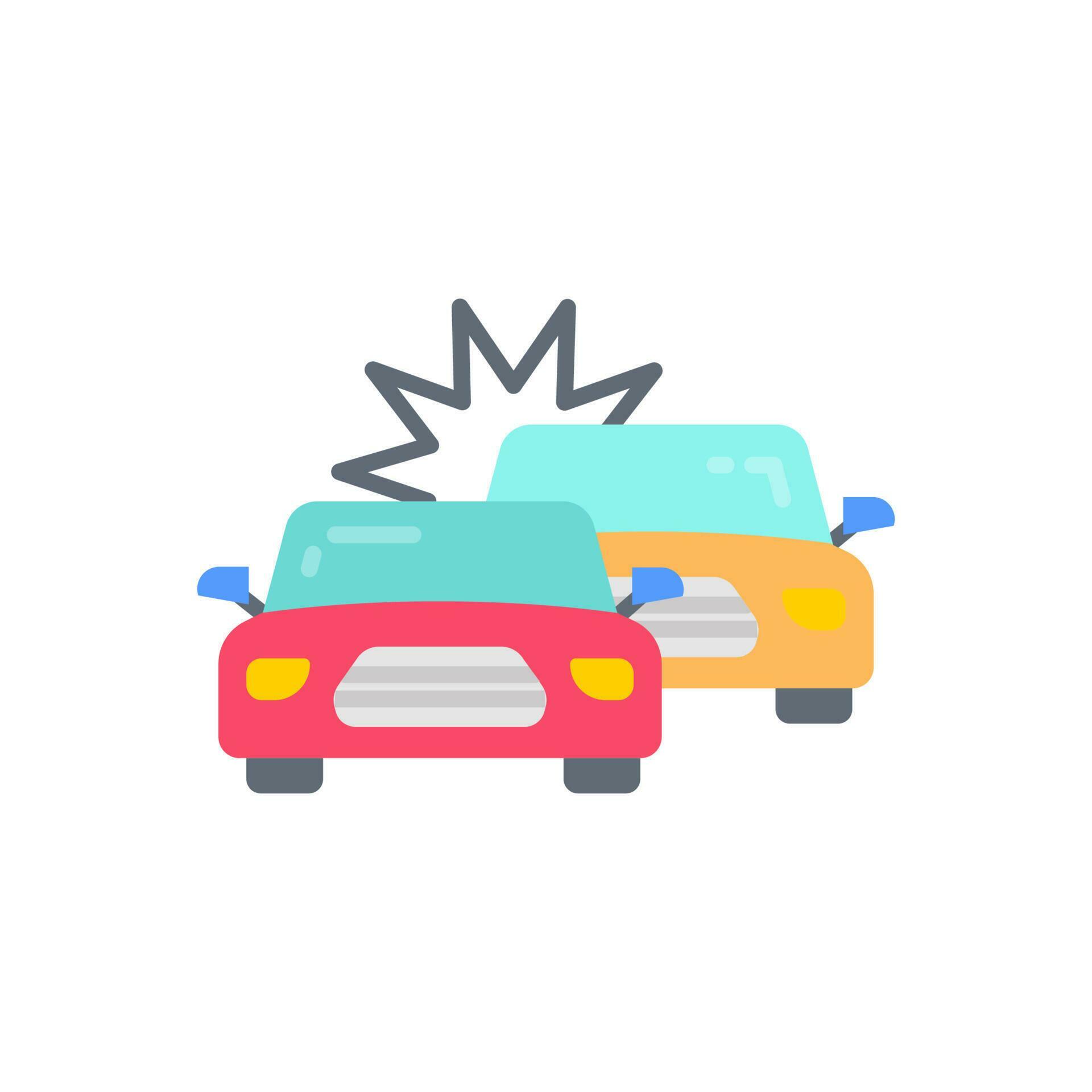 Road Accident icon in vector. Illustration 24247495 Vector Art at Vecteezy