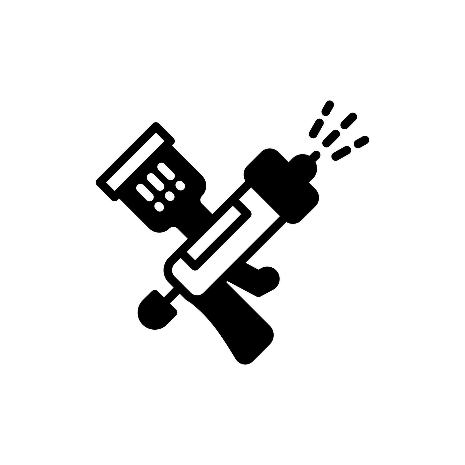 Spray Gun Icon In Vector Illustration 24247750 Vector Art At Vecteezy