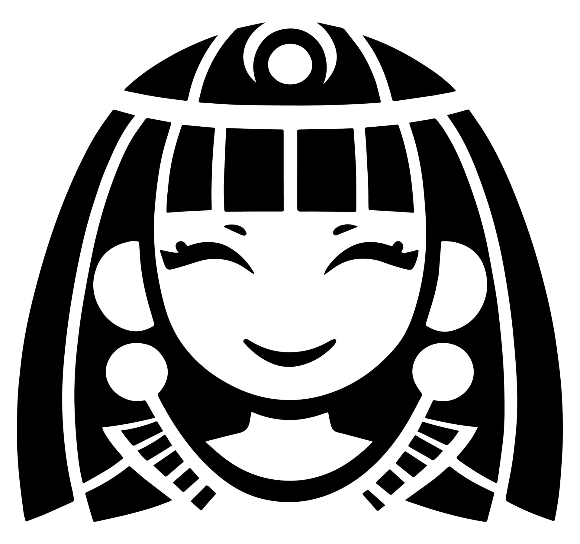 Cleopatra the queen of ancient Egypt, icon vector, cute cartoon ...