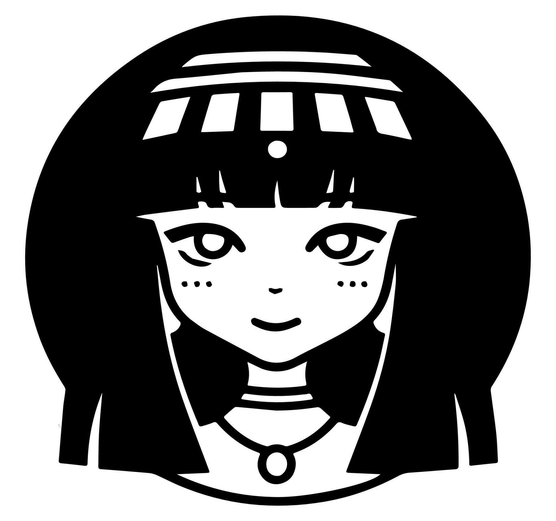 Cleopatra the queen of ancient Egypt, icon vector, cute cartoon ...