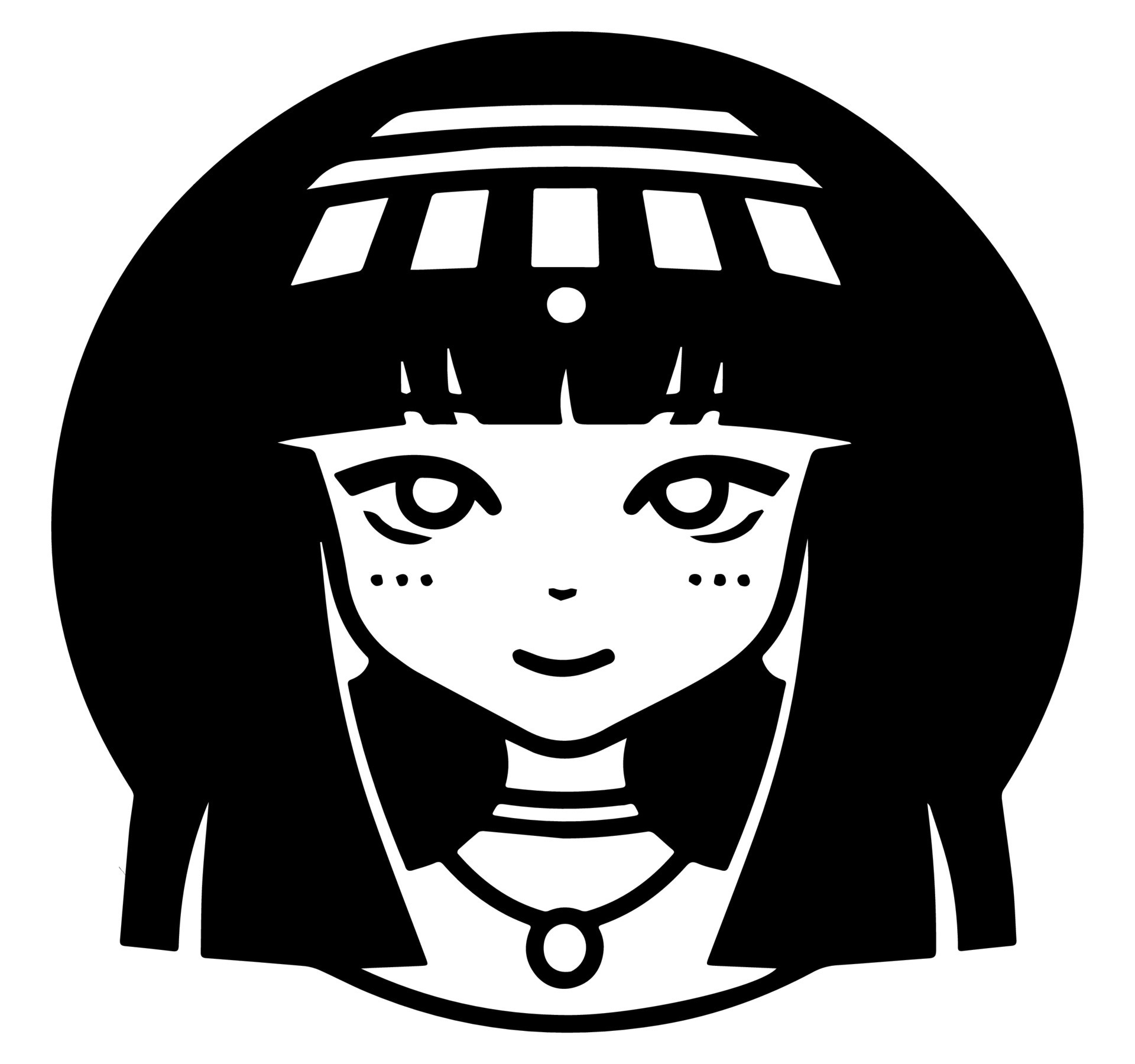 Cleopatra the queen of ancient Egypt, icon vector, cute cartoon ...
