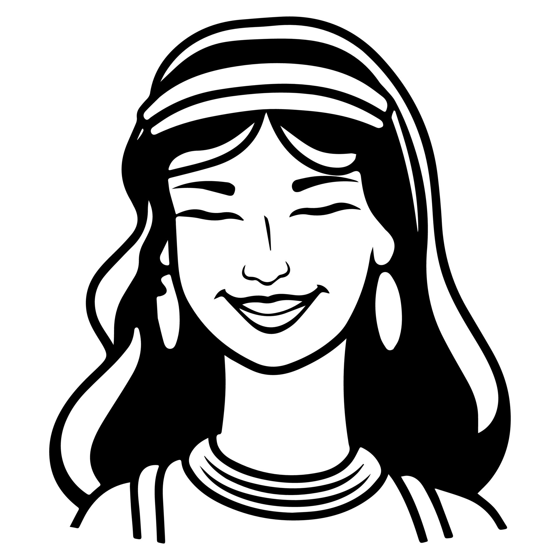 cleopatra el reina de antiguo Egipto, icono vector, linda dibujos ...