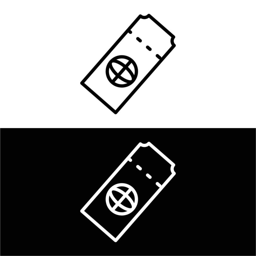 Ticket line art. Outline ticket icon. 24248649 Vector Art at Vecteezy Ticket line art. Outline ticket icon. 24248649 Vector Art at Vecteezy