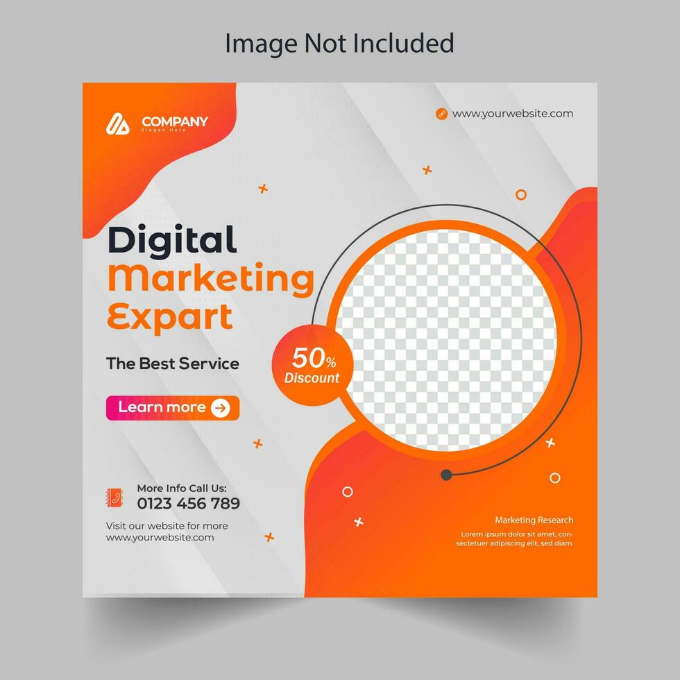 Creative Social Media Design Template For Your Business Agency Or