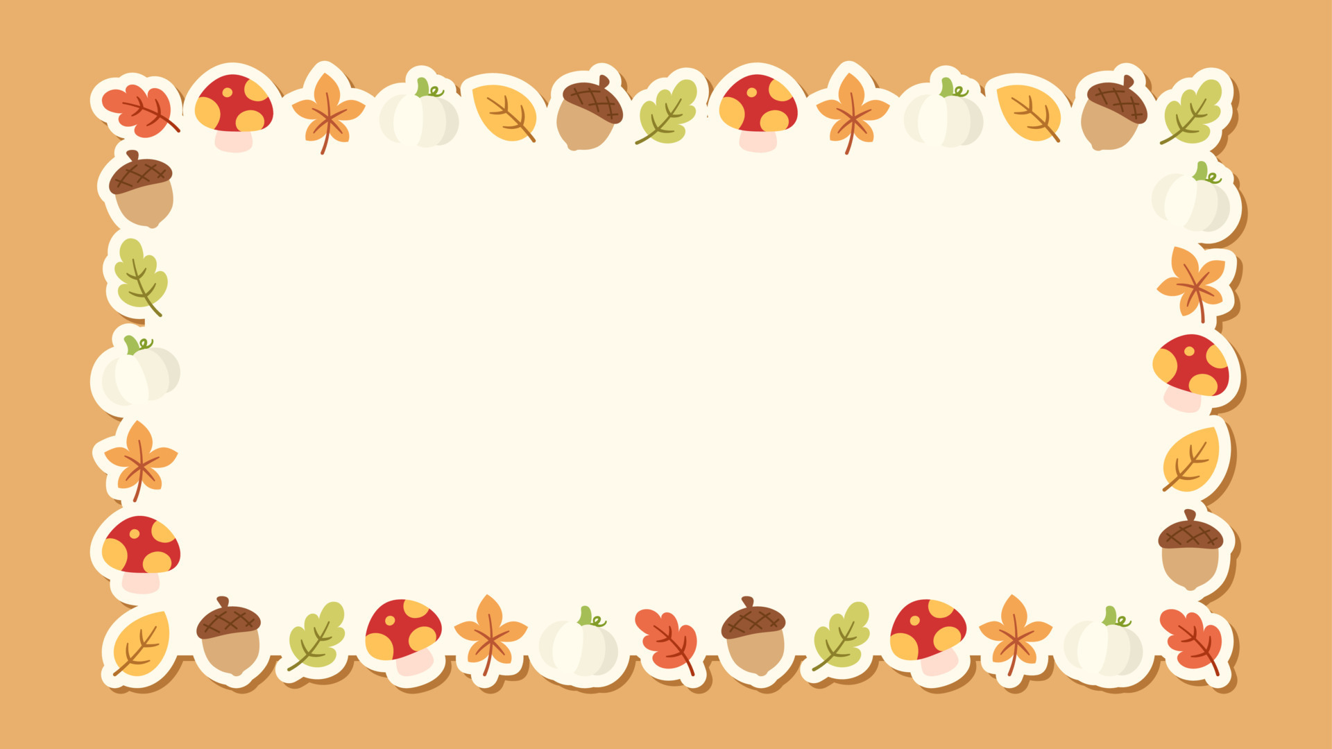 Acorn Border Clipart