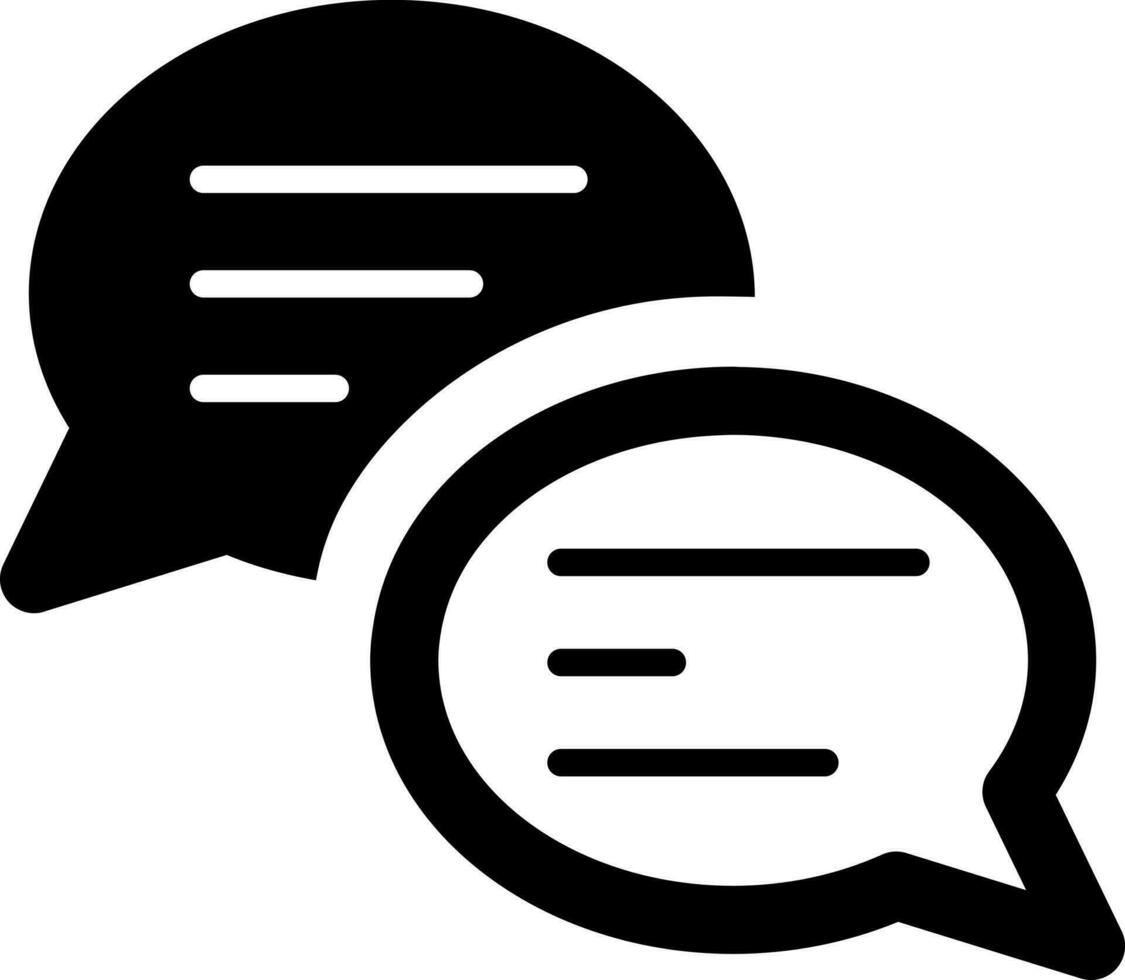 Vector illustration of speech bubble or message icon. 24252504 Vector ...