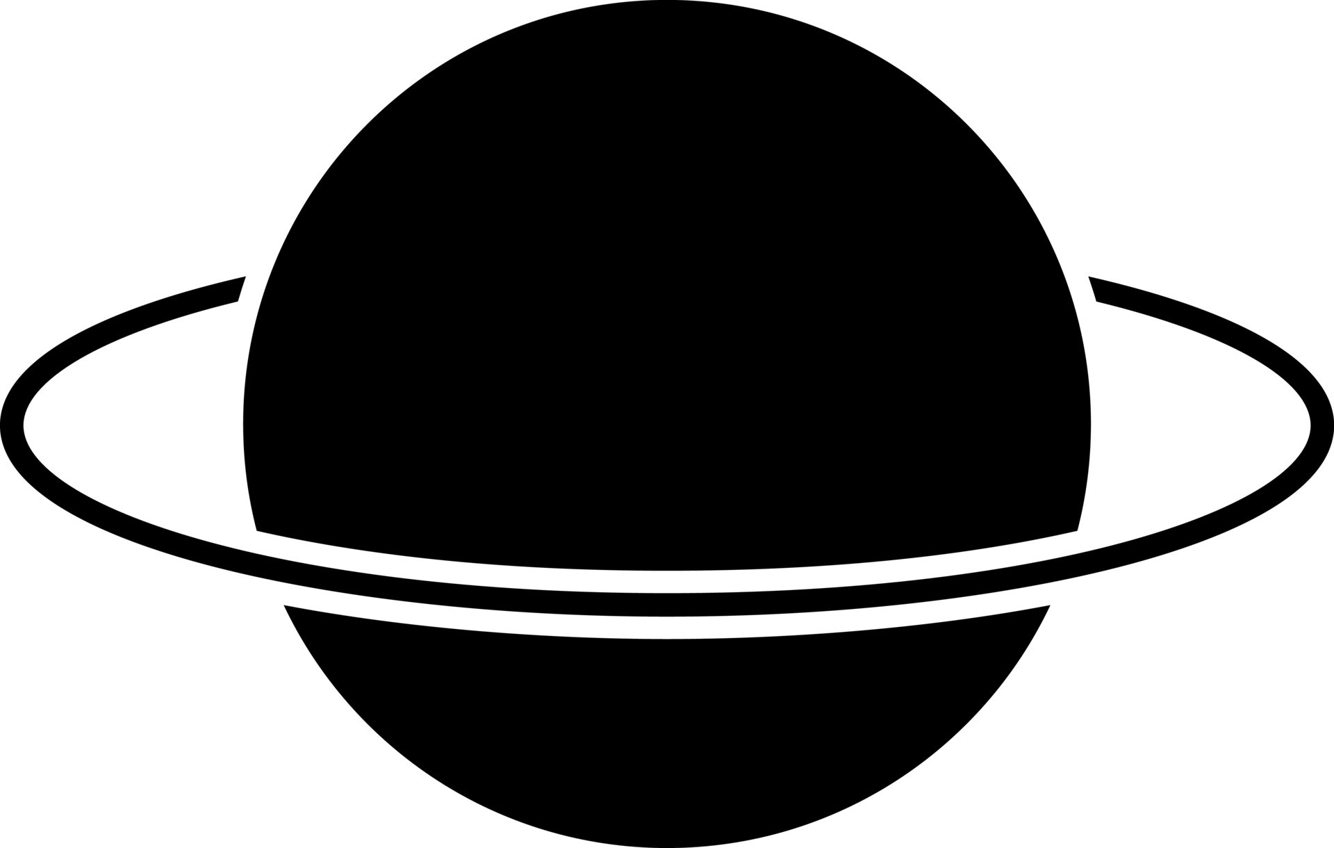 Black planet icon on white background. 24252972 Vector Art at Vecteezy