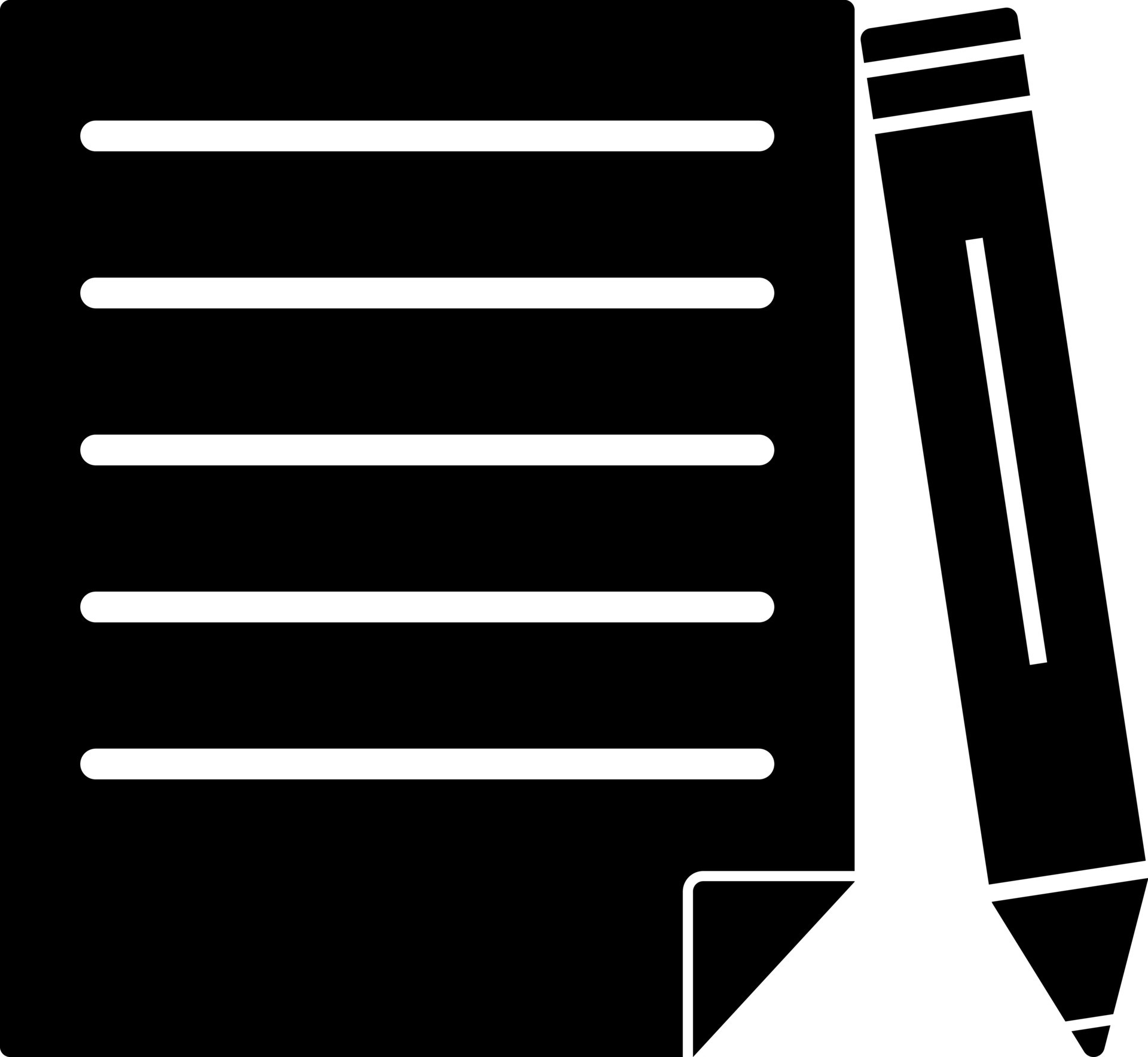 Vector illustration of paper with pen. 24253082 Vector Art at Vecteezy