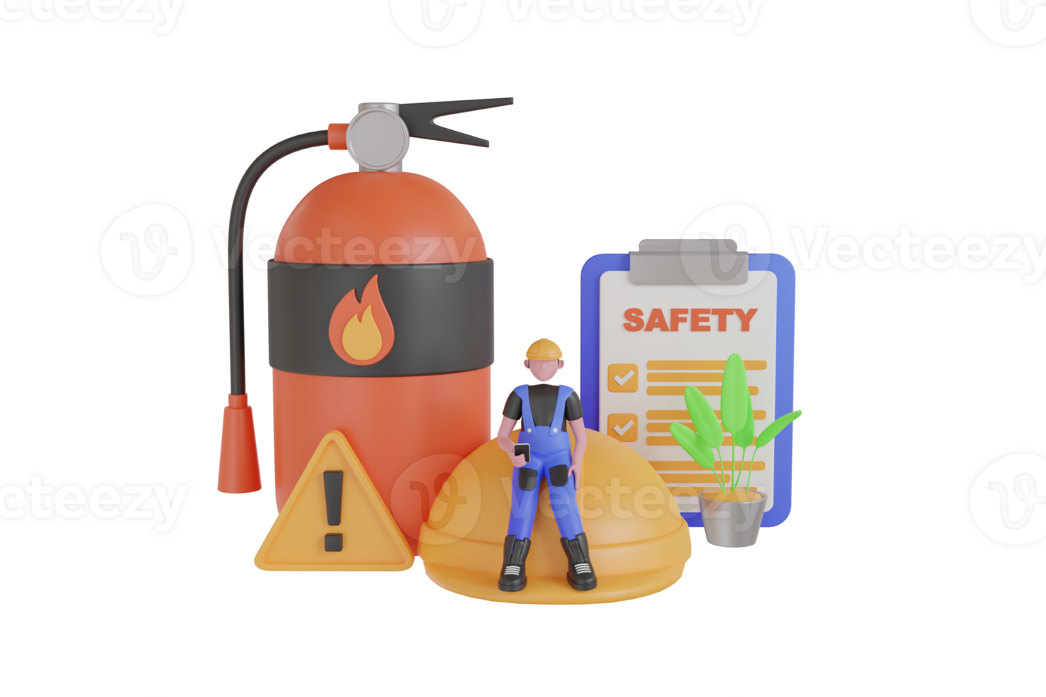 Worker Personal Protective Equipment And Precautionary Measures At