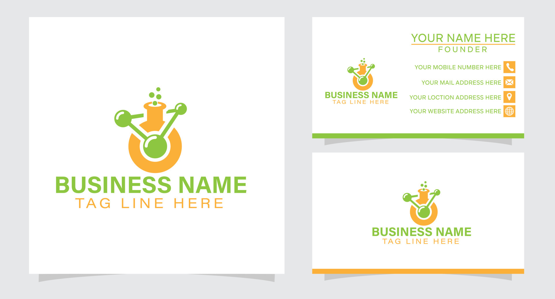 Lab Tech Logo Design 24266134 Vector Art At Vecteezy