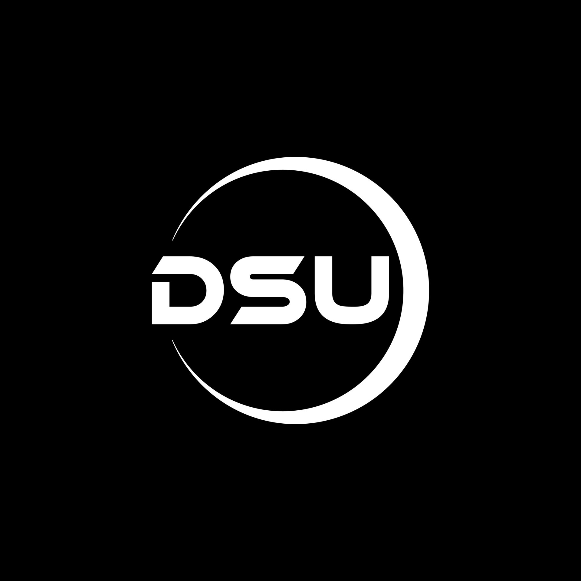 Dsu Letter Logo Design In Illustration Vector Logo Calligraphy Designs For Logo Poster