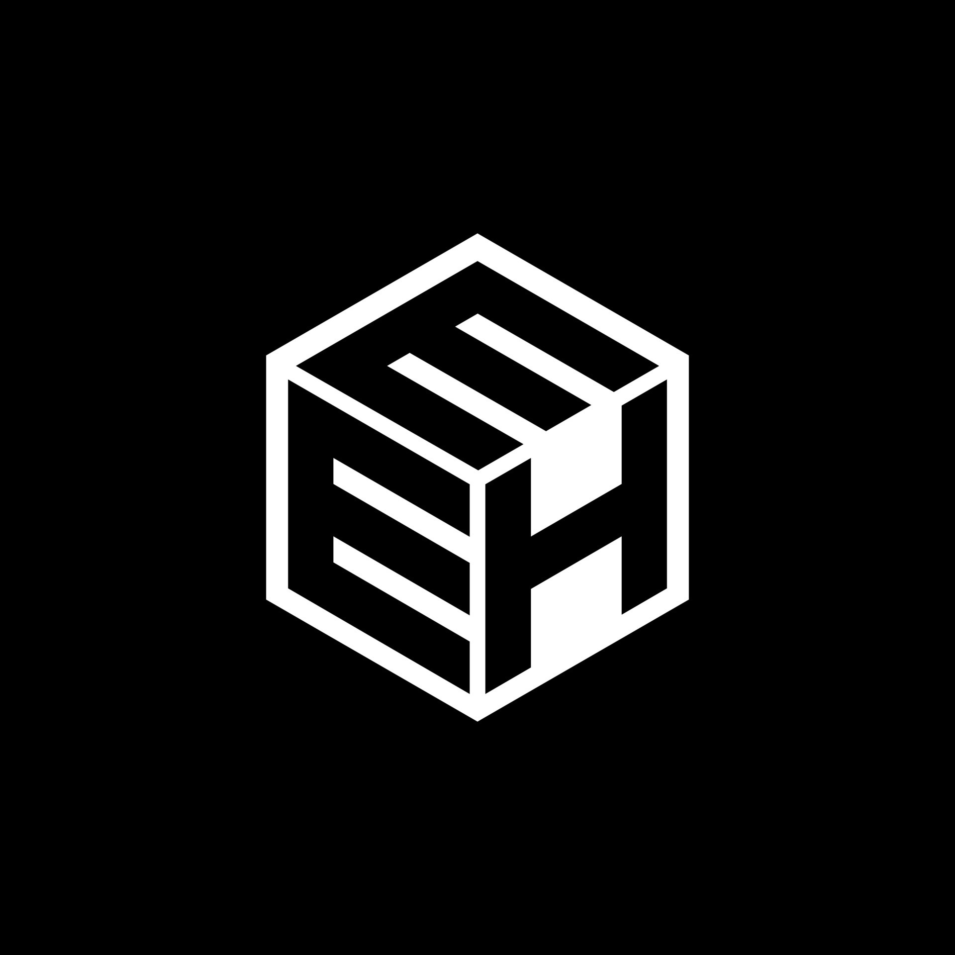 diseño del logotipo de la letra ehm en la ilustración. logotipo vectorial, diseños de caligrafía ...