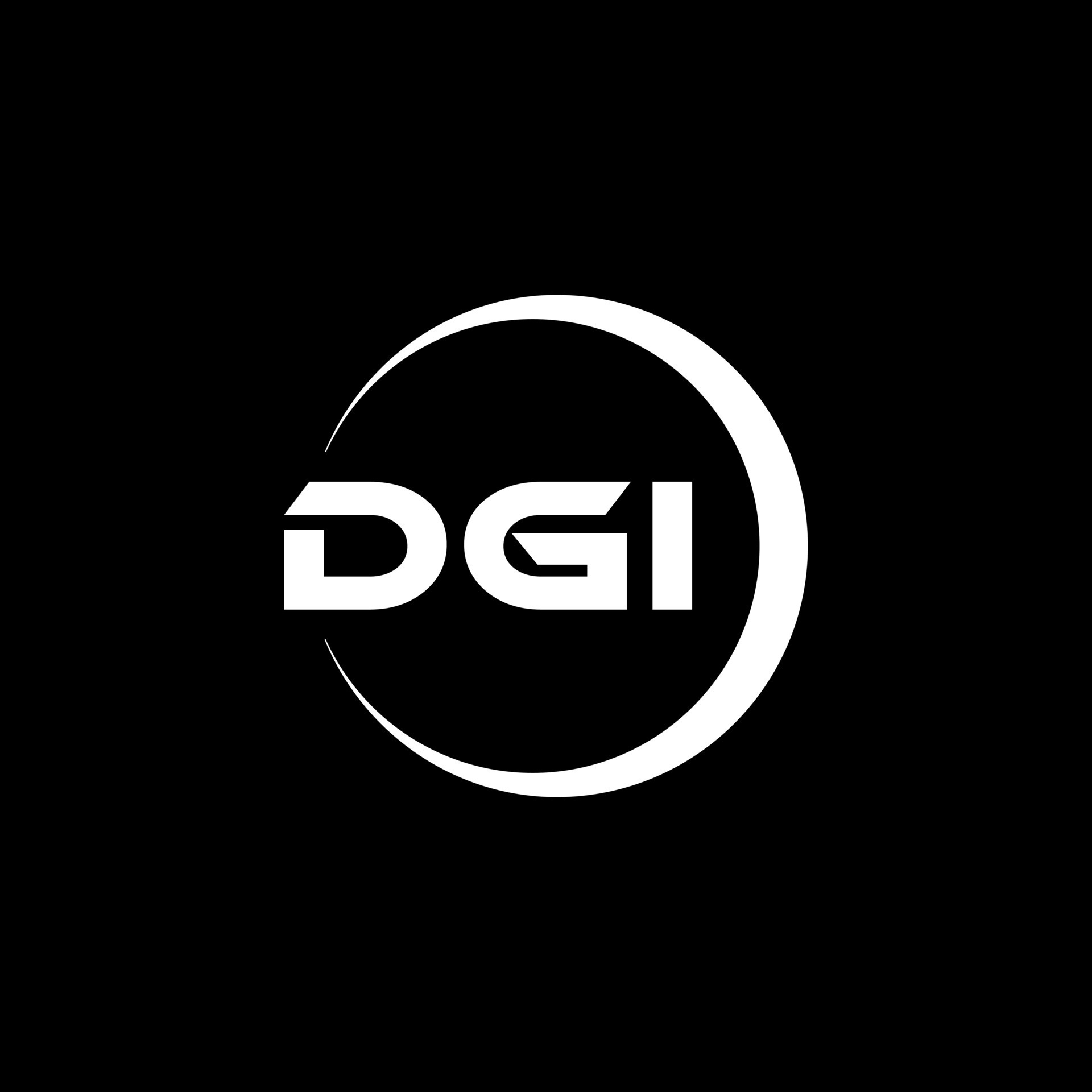 dgi letra logo diseño en ilustración. vector logo, caligrafía diseños para logo, póster ...