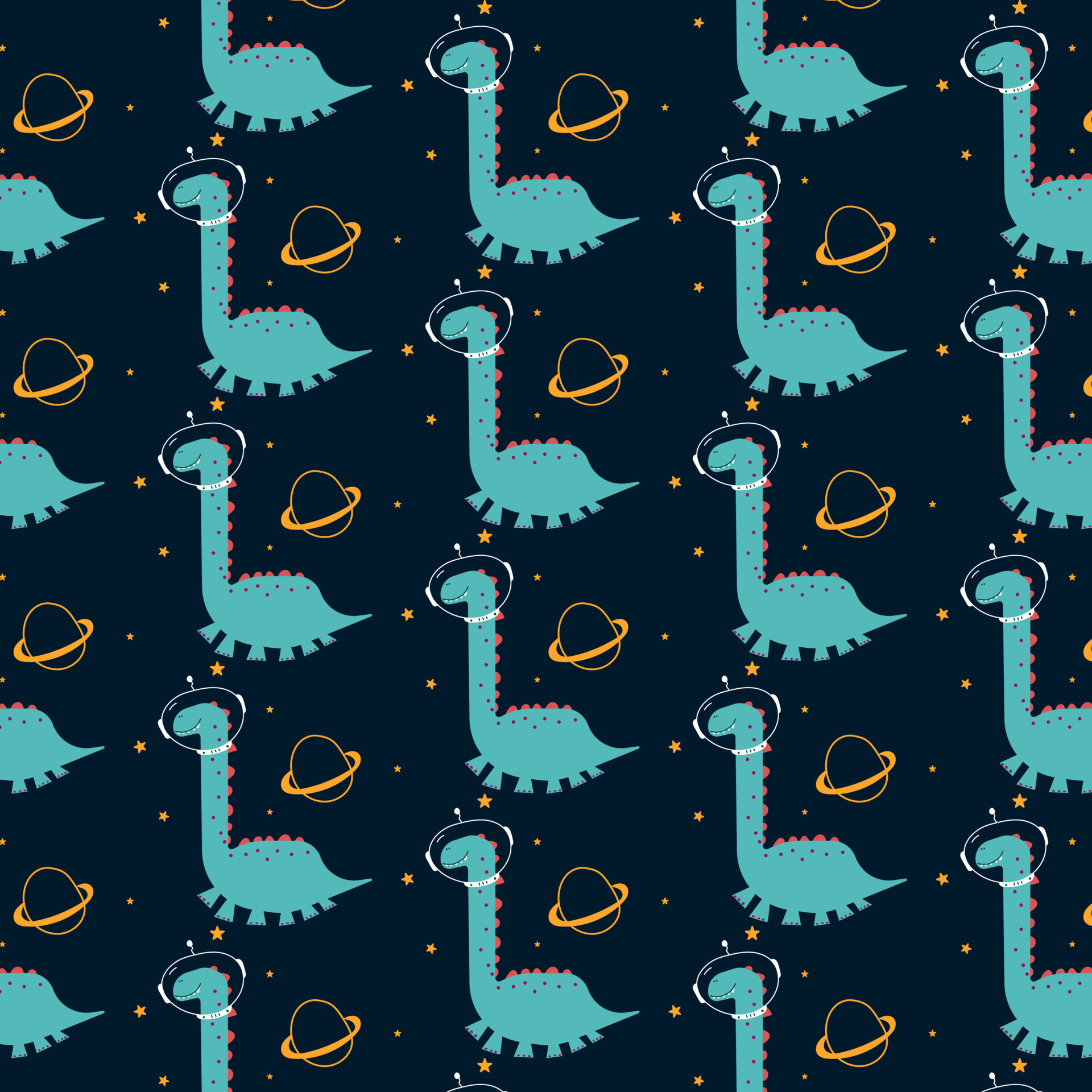 cute dinosaur vector pattern for tee print and background wallpaper ...